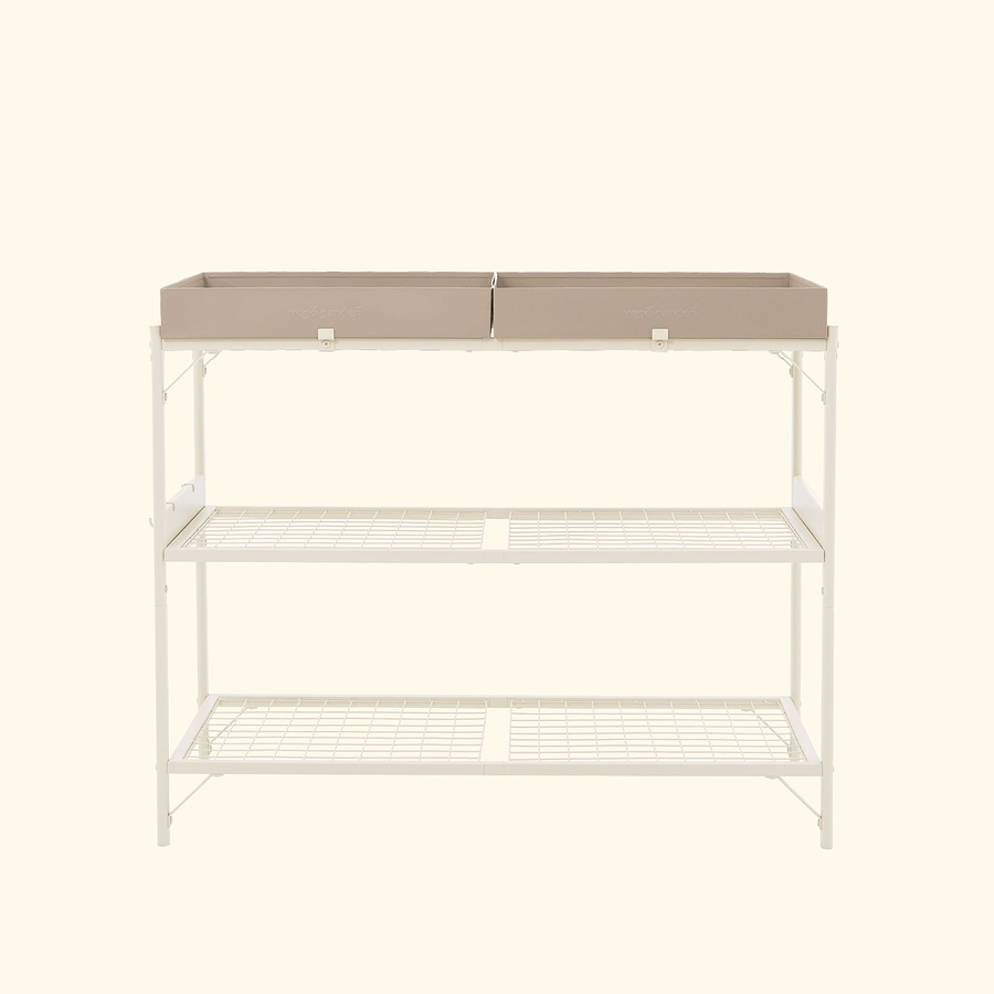 Vego Garden Potting Table | Outdoor Metal Workstation & Prep Station