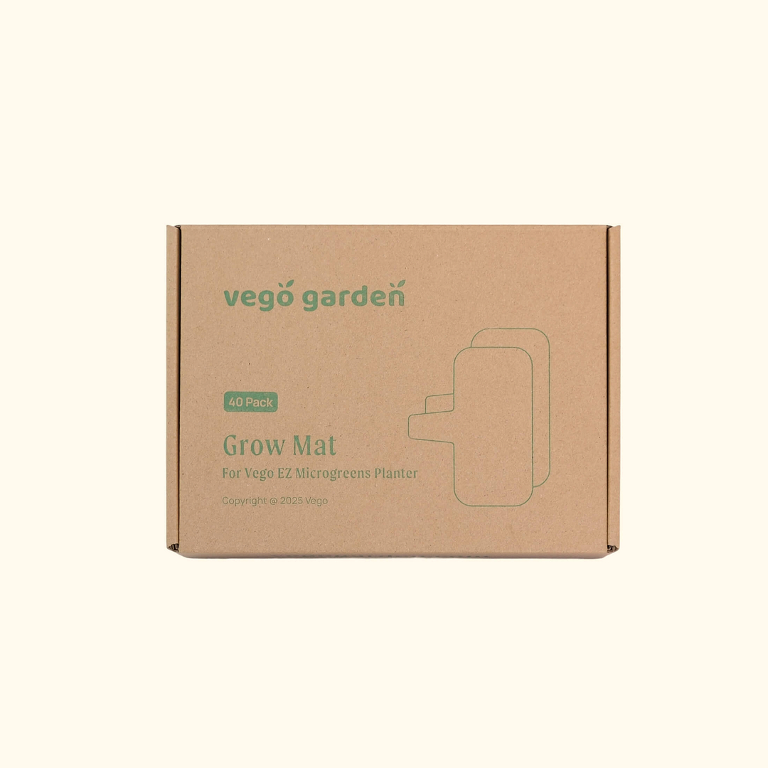 Microgreens Grow Mats - 40 Pack Organic Growing Medium | Vego Garden
