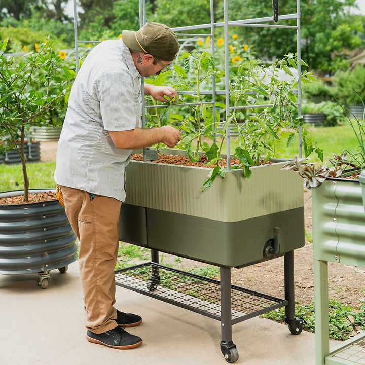 EZCube Elevated Rolling Planter 21" x 48"
