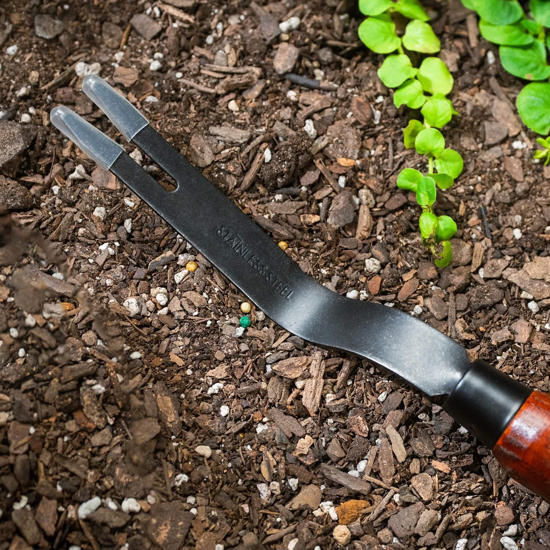 Vego Heritage Fork & Tip Weeder Tool | Dual-Head Garden Weeder