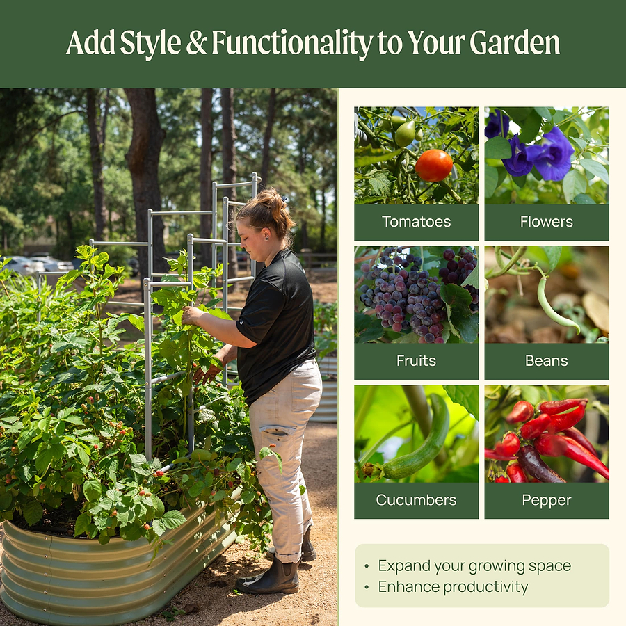 Vertical Herb Garden Wall Trellis System - Vego Garden