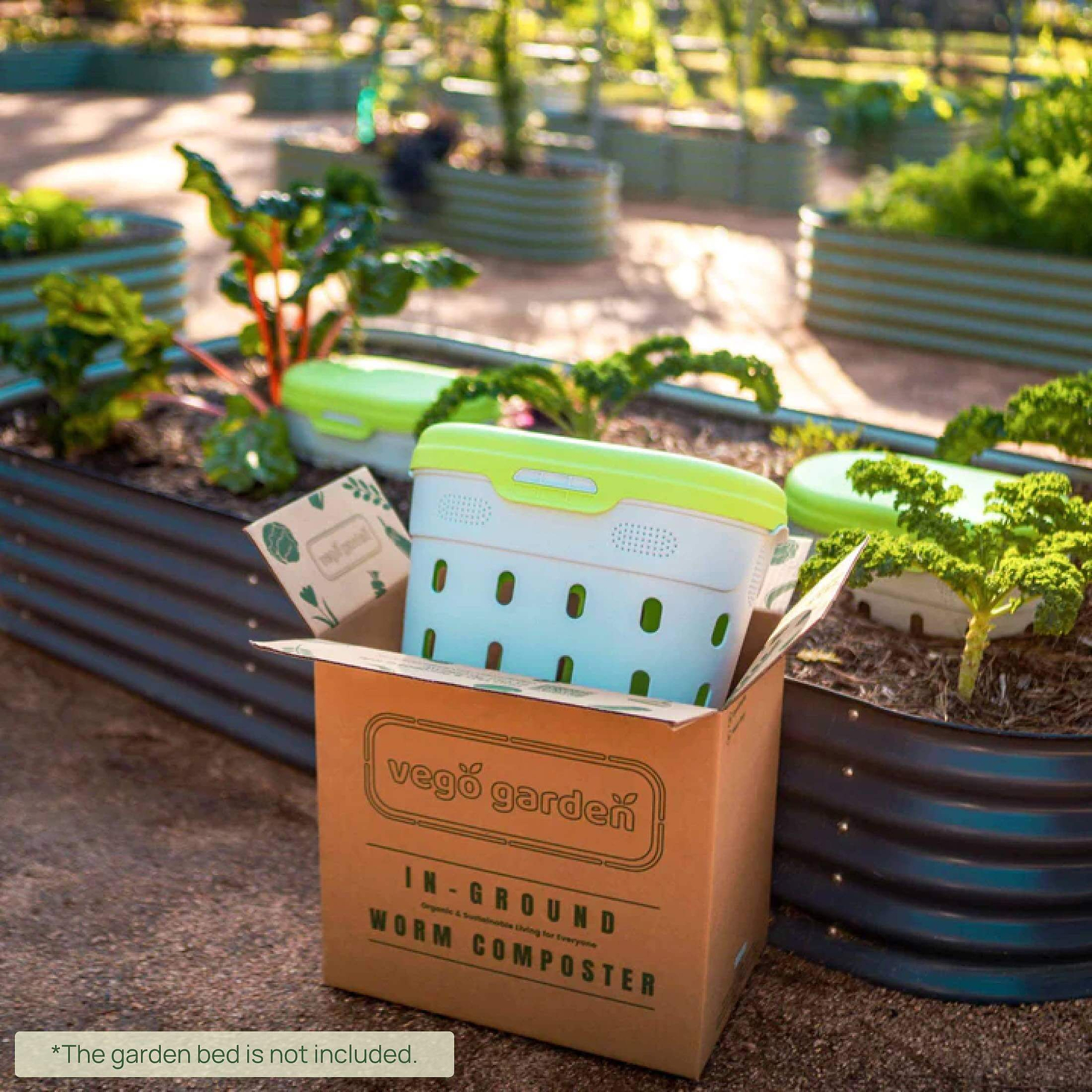 Vego Garden In-ground Worm Bin, Worm Composter, Worm Farm