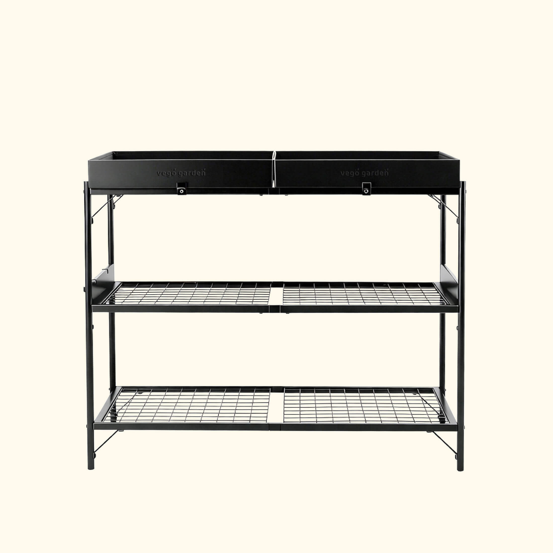 Vego Garden Potting Table | Outdoor Metal Workstation & Prep Station