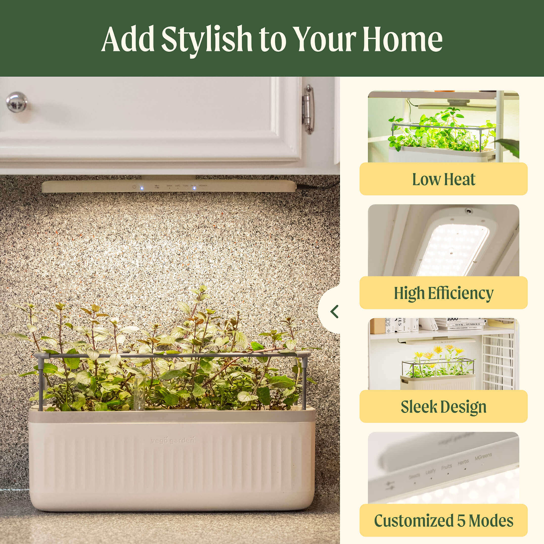 Vego Grow Light – Full-Spectrum LED for Thriving Indoor Gardens