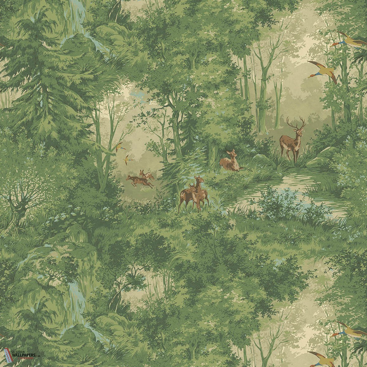 Mulberry Woodland wallpaper Mulberry – Selected Wallpapers & Interiors