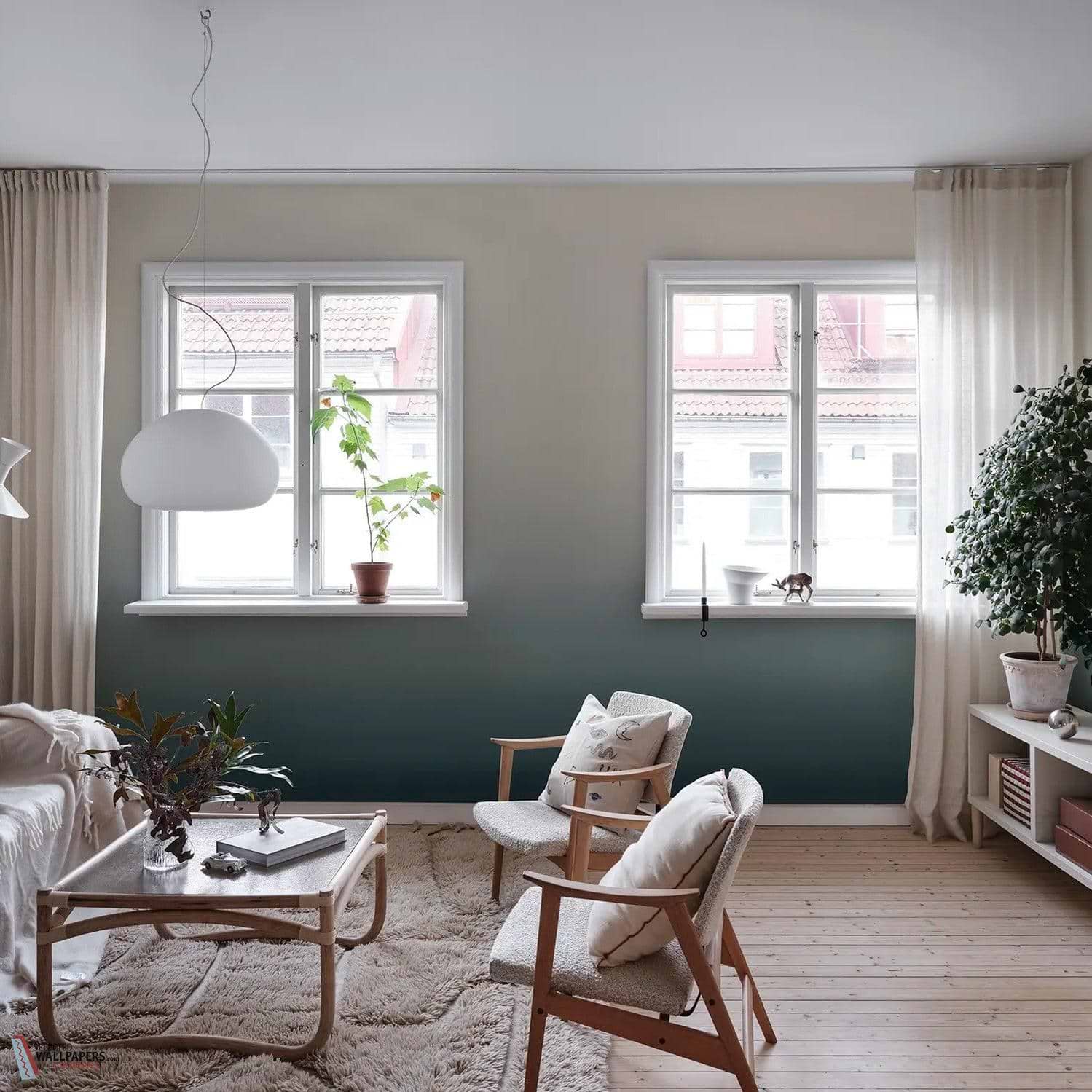 Sandberg wallpaper | Swedish design & Scandinavian tranquility ...