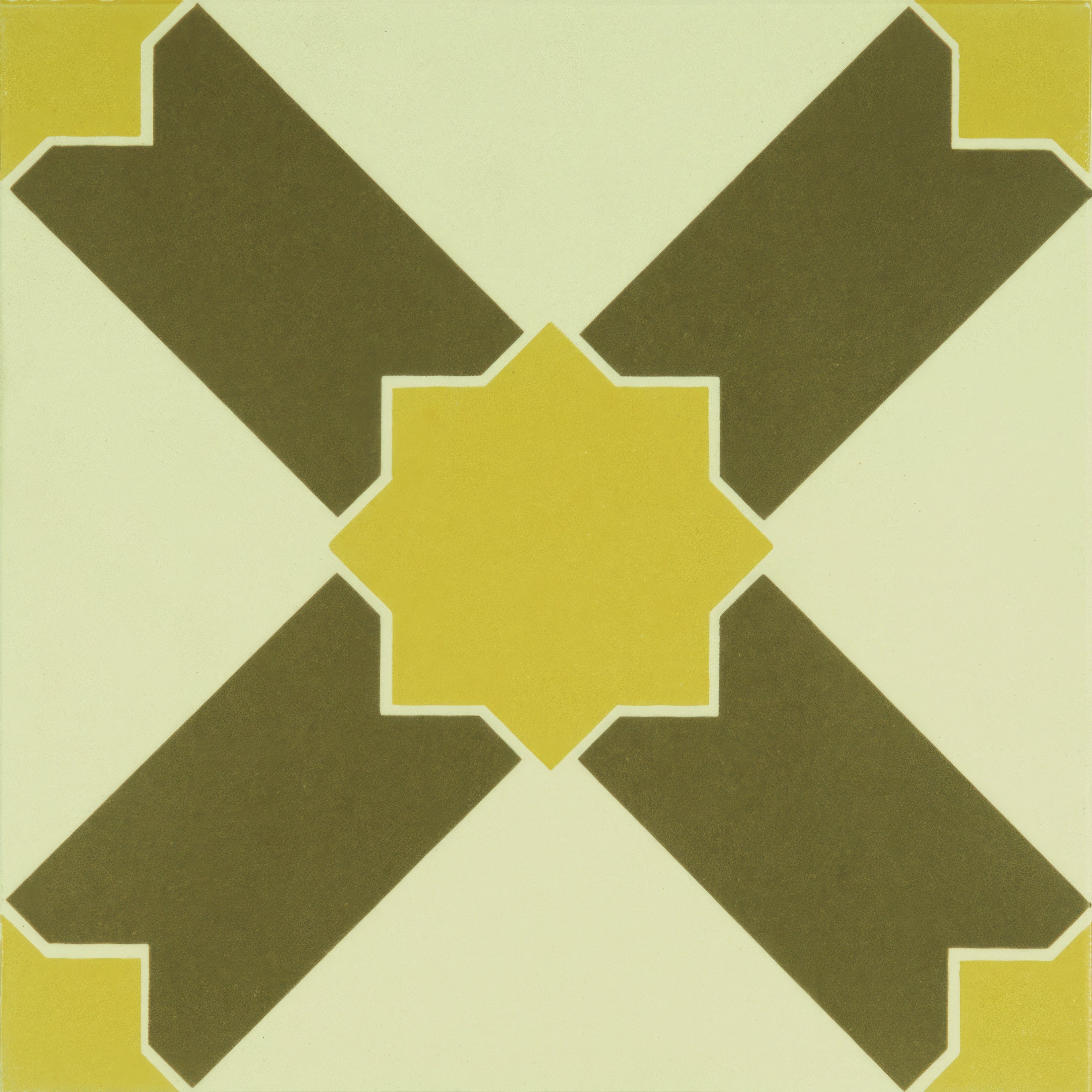 Alhambra Summer Yellow and Regency Bath | Hyperion Tiles