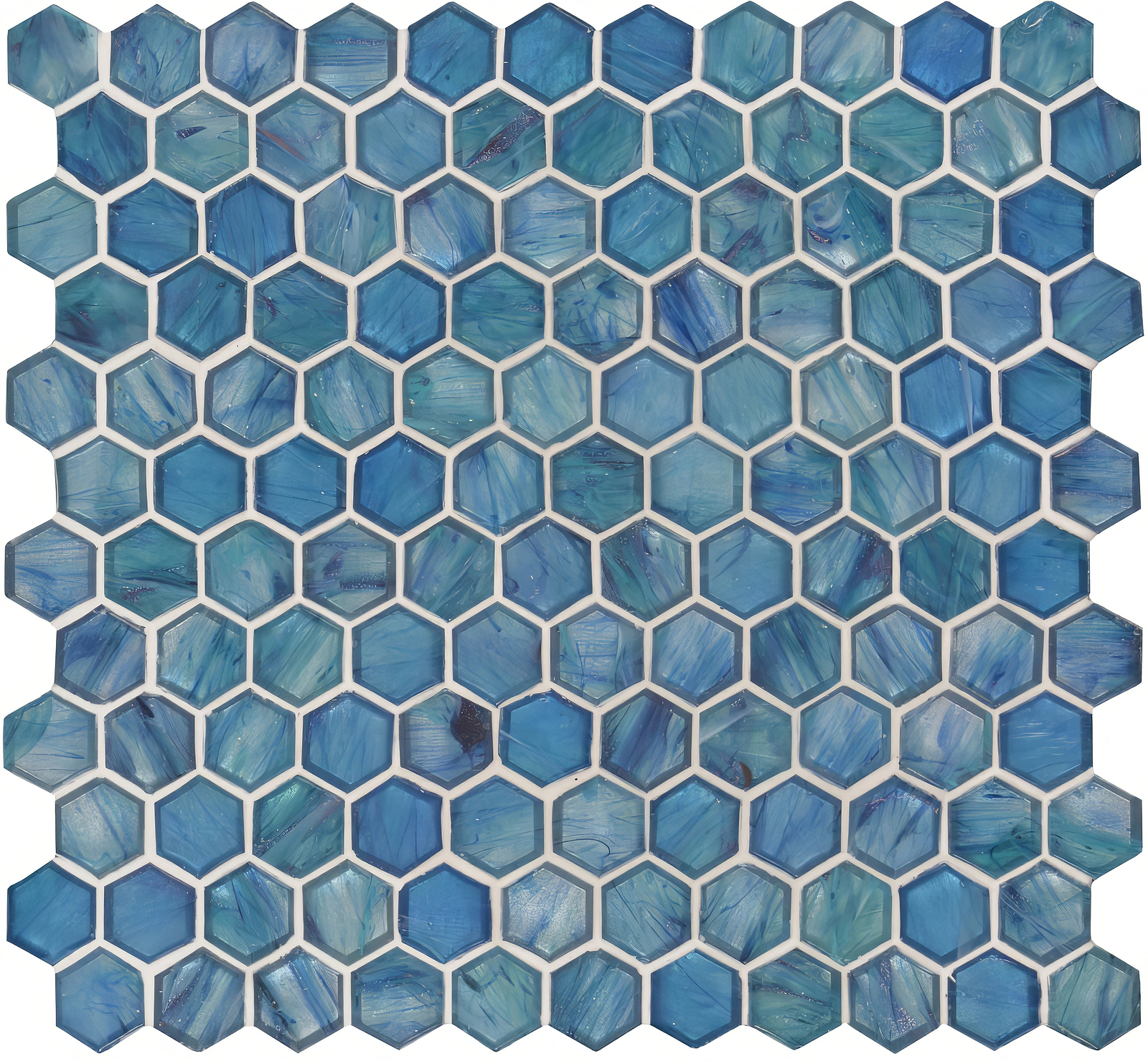 Blue Jaipur Glass Mosaic Tiles | Interior Wall Mosaics – Hyperion Tiles