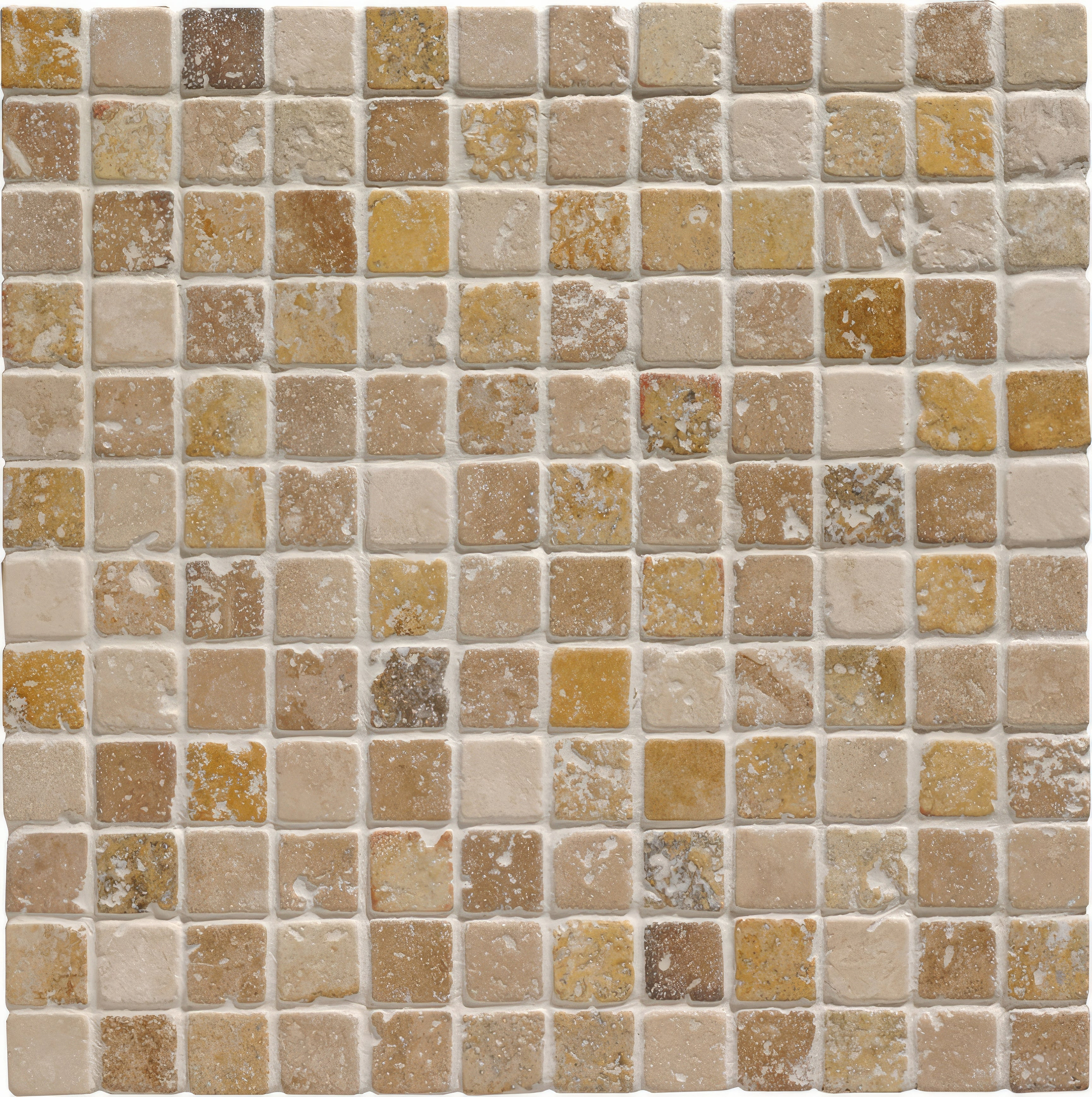 Travertine Venetian Stone Mosaic - Beige Rustic 305x305mm – Hyperion Tiles