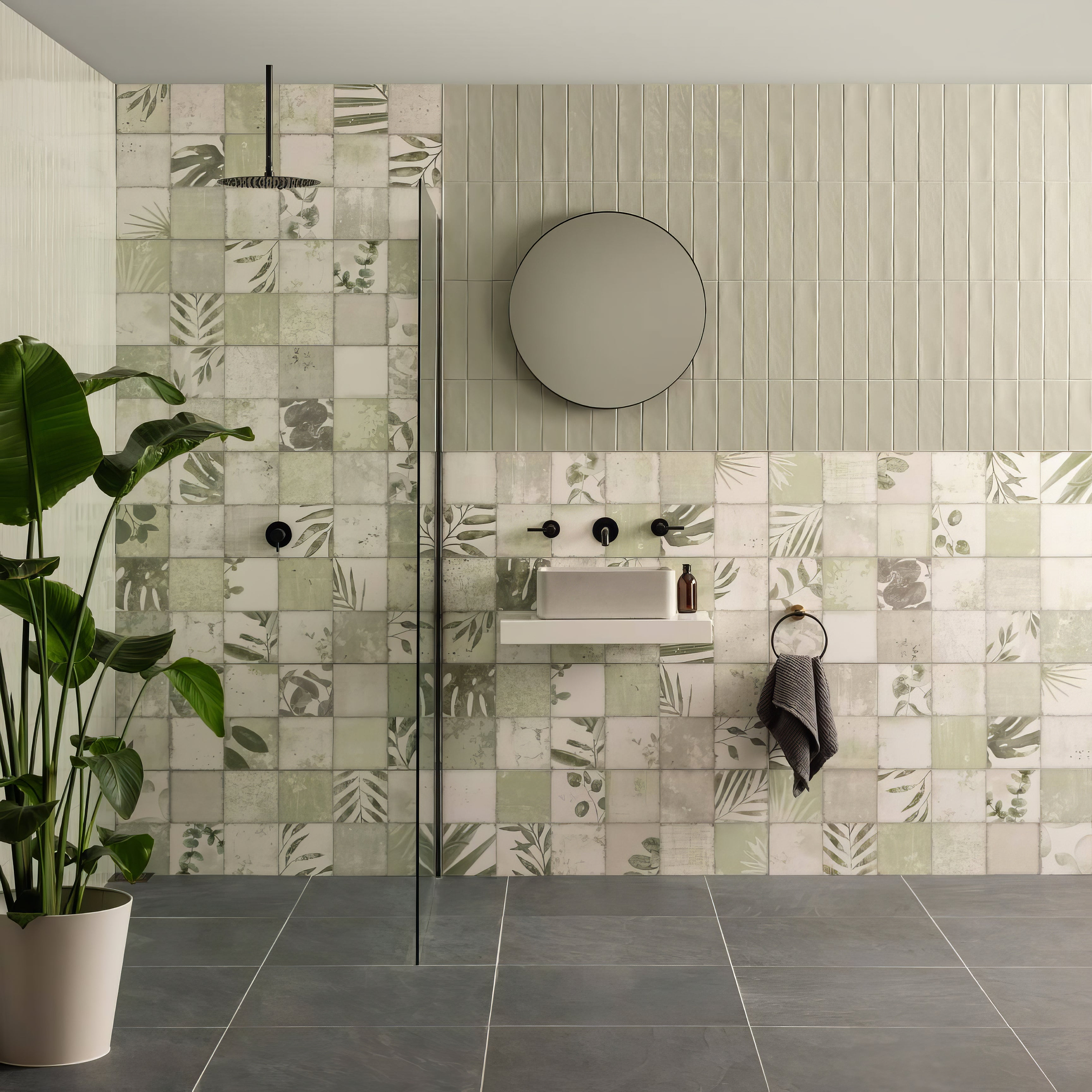 Tern Large Brick Tile - Arcadian 300mm - Tern Colour – Hyperion Tiles