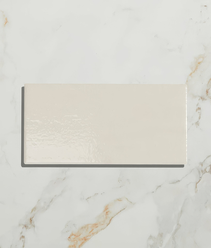 Victorian Style™ Wall Ceramic Antique White Metro Crackle Glaze From ...