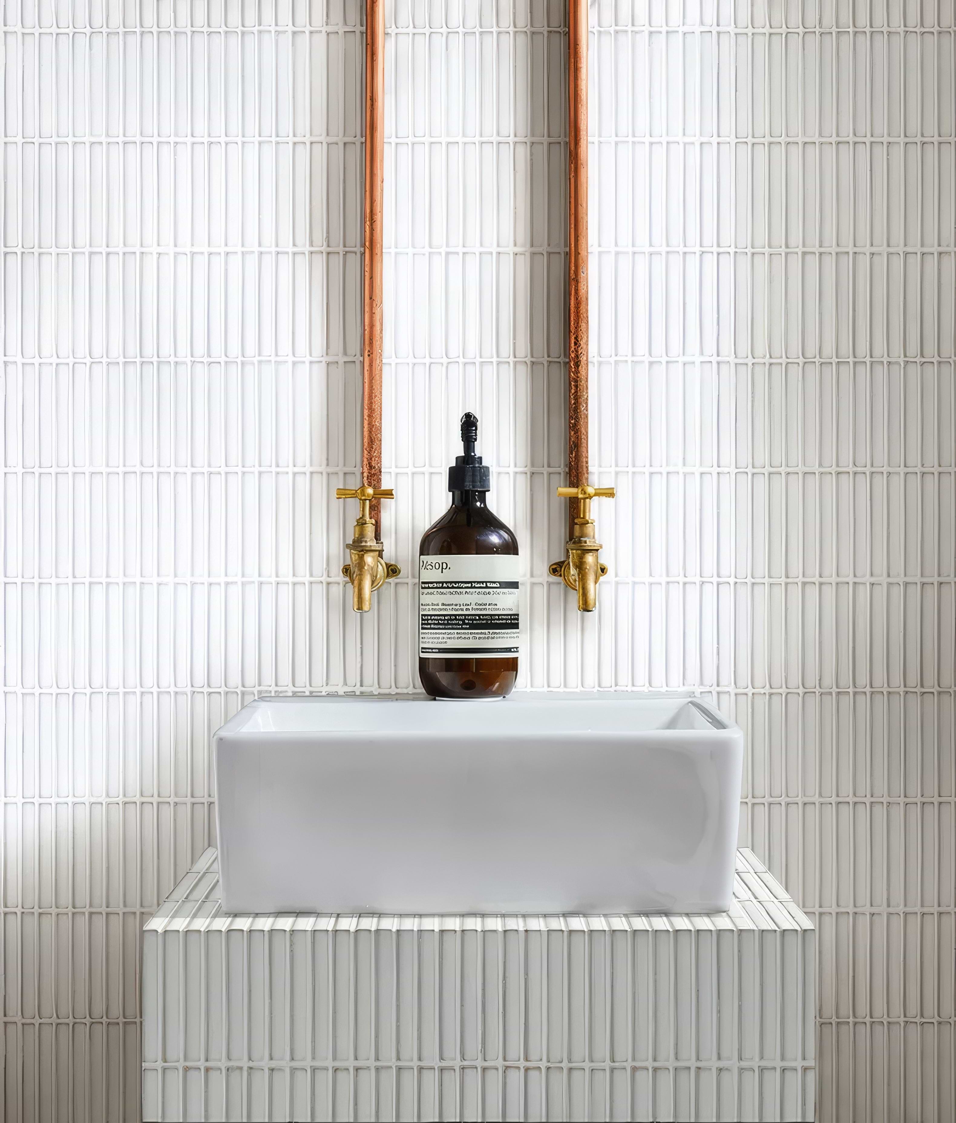 Bamboo Porcelain Mosaic White | Gloss Interior Tiles – Hyperion Tiles