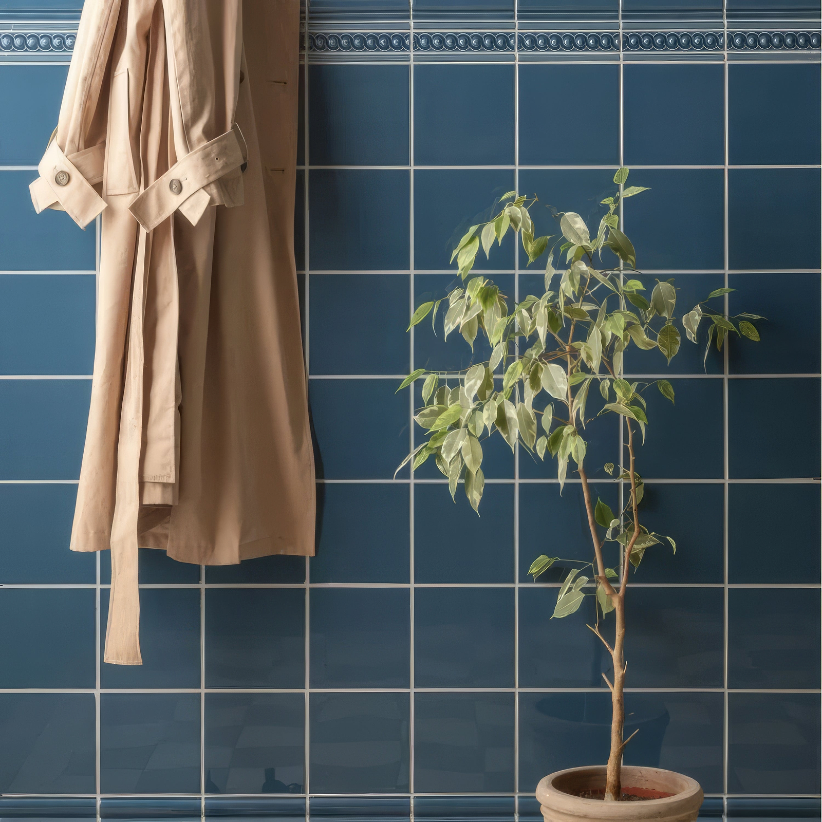 Baroque Blue Field Tile - Ceramic Wall Tile - Artworks Range – Hyperion ...