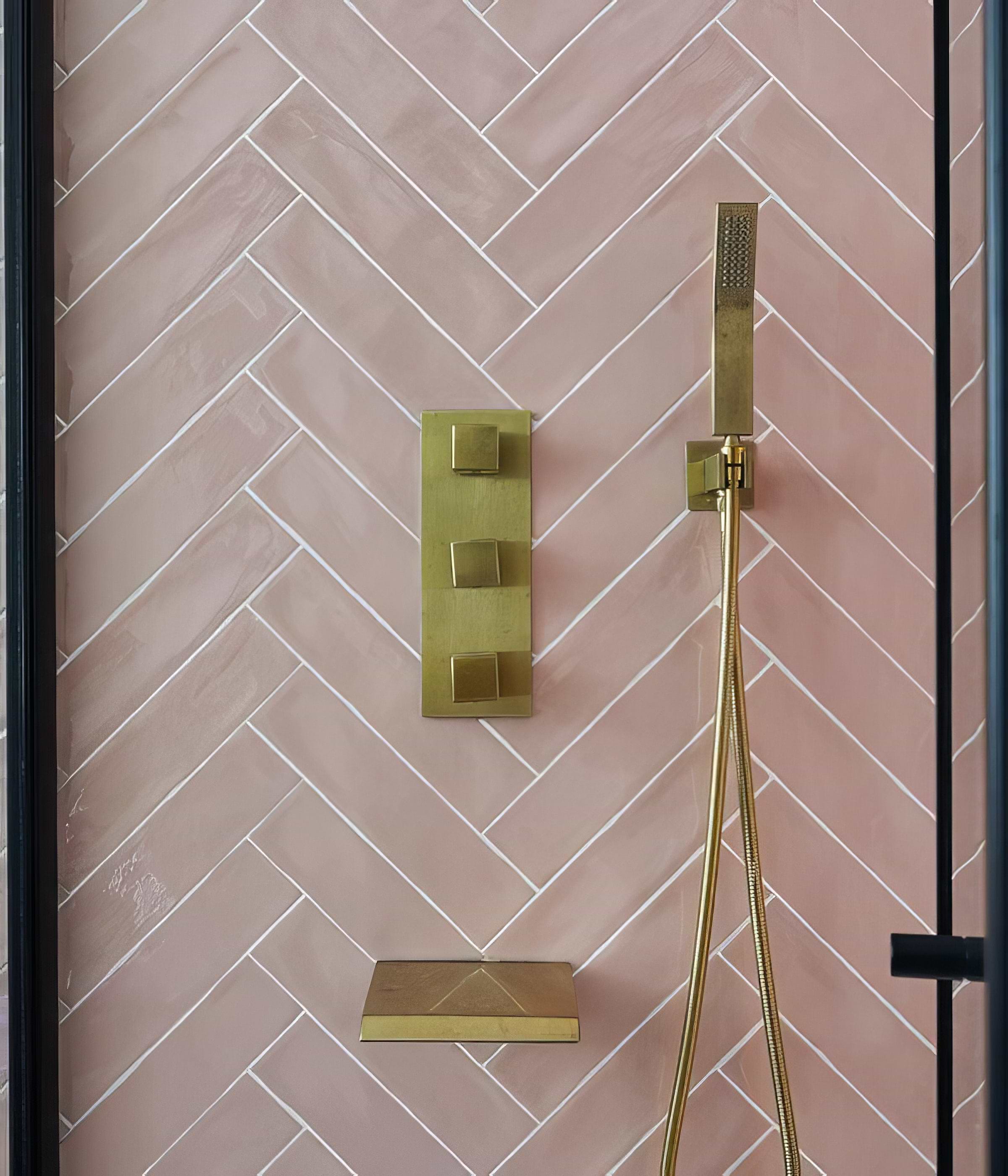 Carter Ceramic Rose Tiles - Gloss Finish for Interior Walls – Hyperion ...