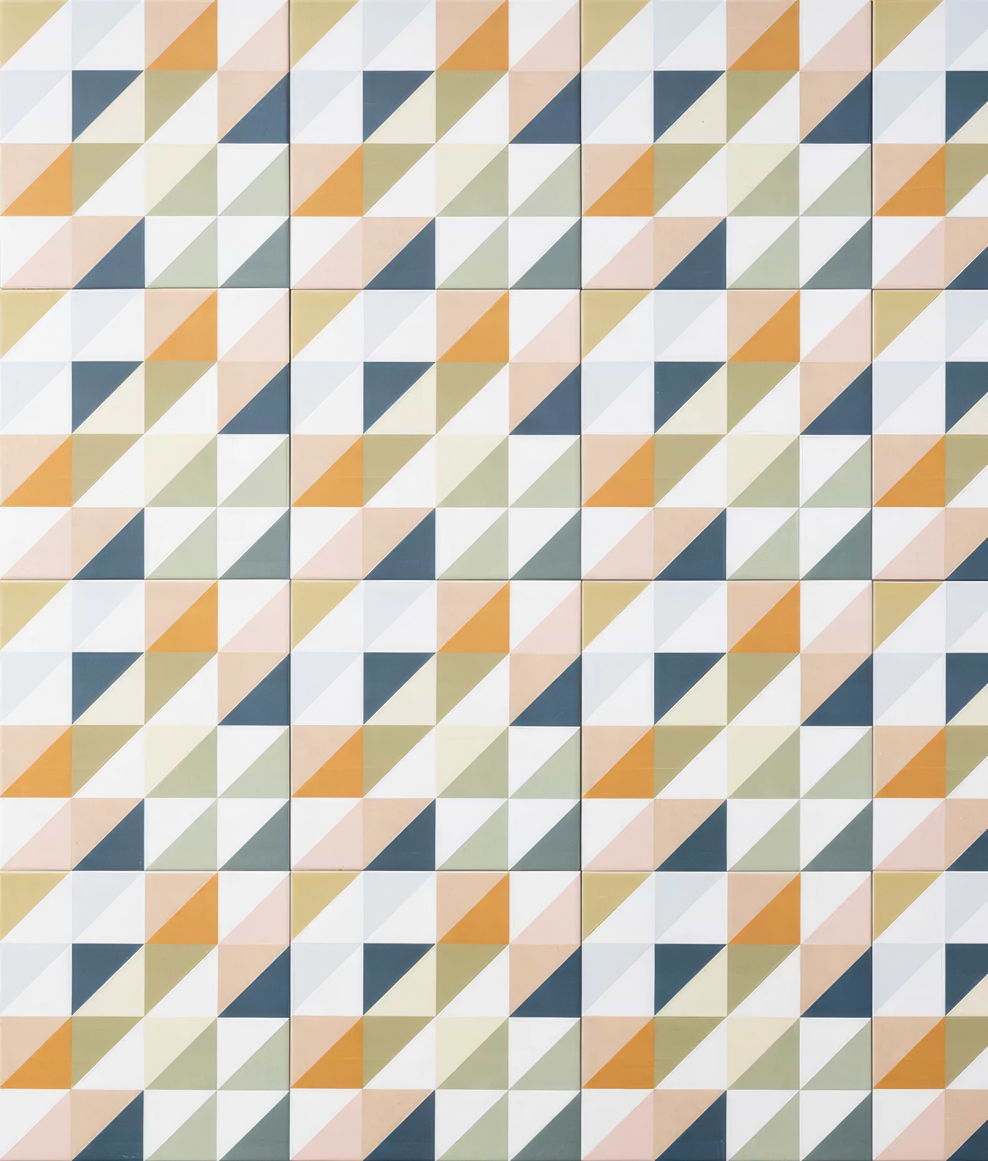 Kaleidoscope Porcelain Fritillary - Multi-Coloured Tiles – Hyperion Tiles