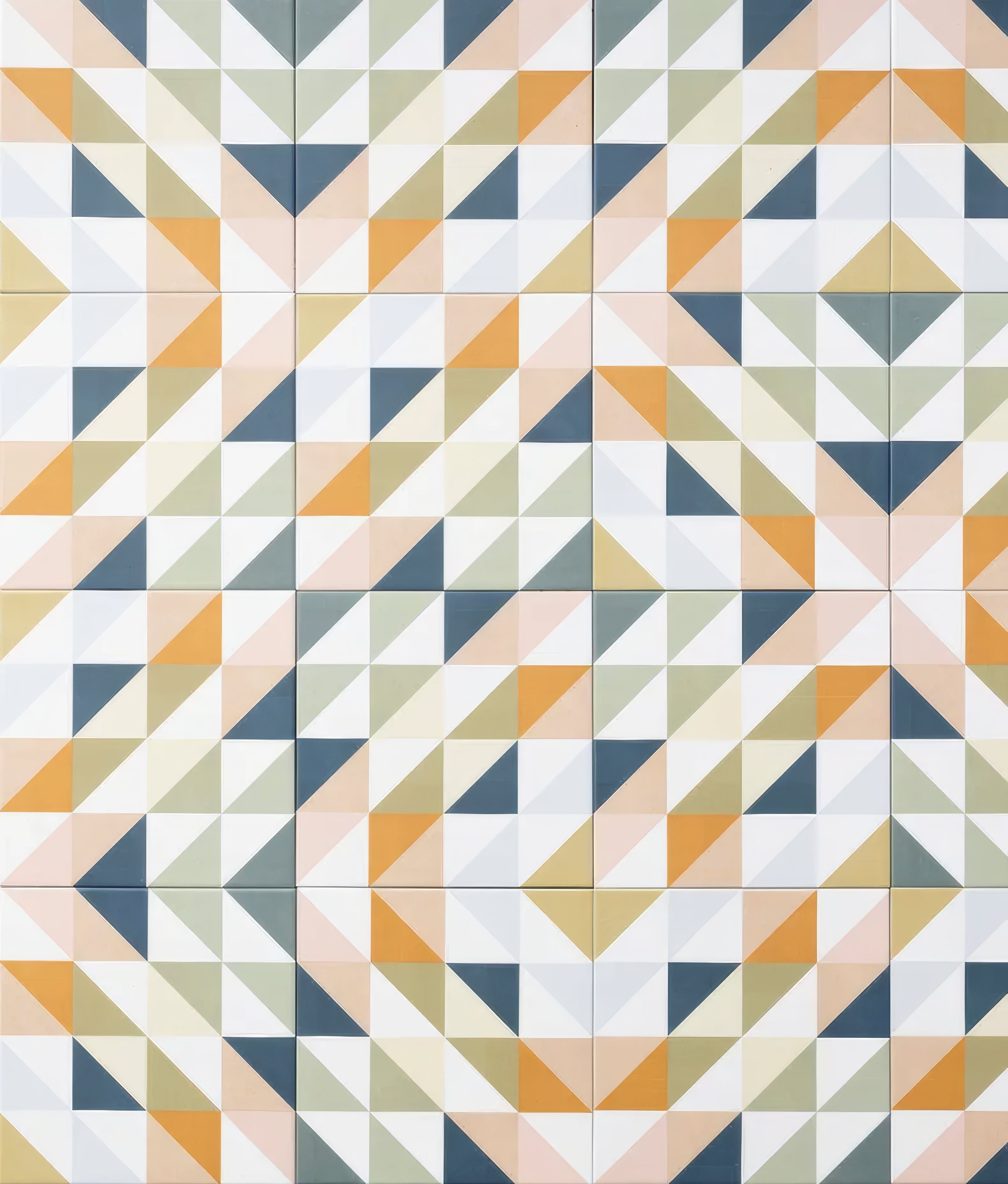 Kaleidoscope Porcelain Fritillary - Multi-Coloured Tiles – Hyperion Tiles