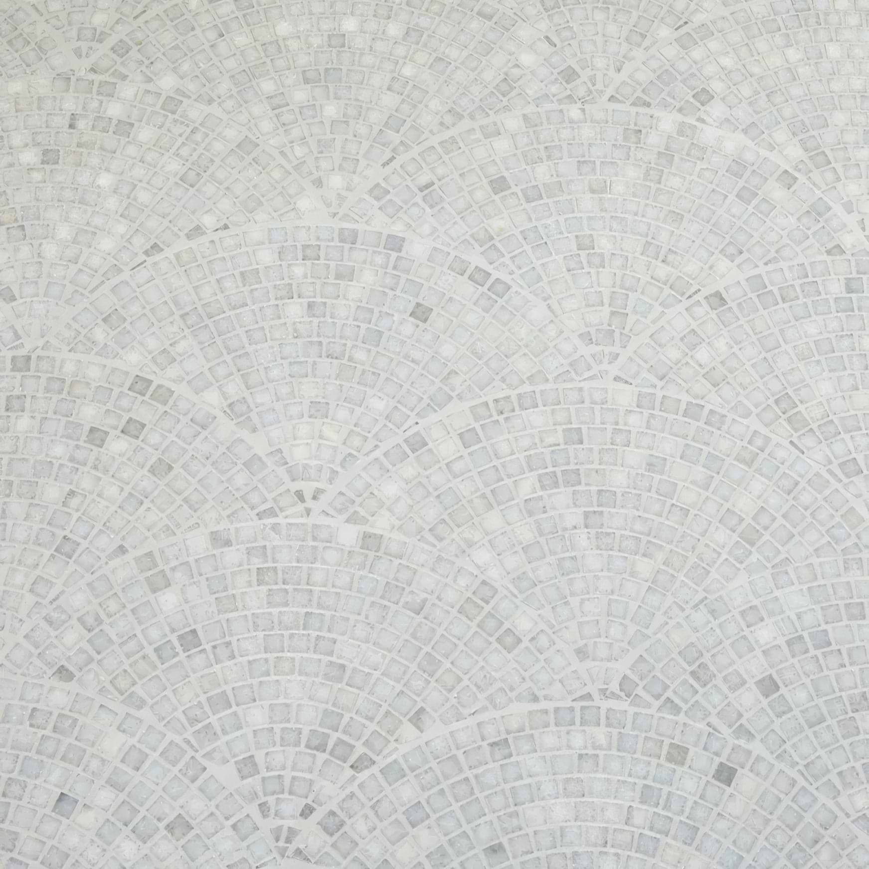 Long Island Marble Fan Mosaic | Bathroom Tiles – Hyperion Tiles