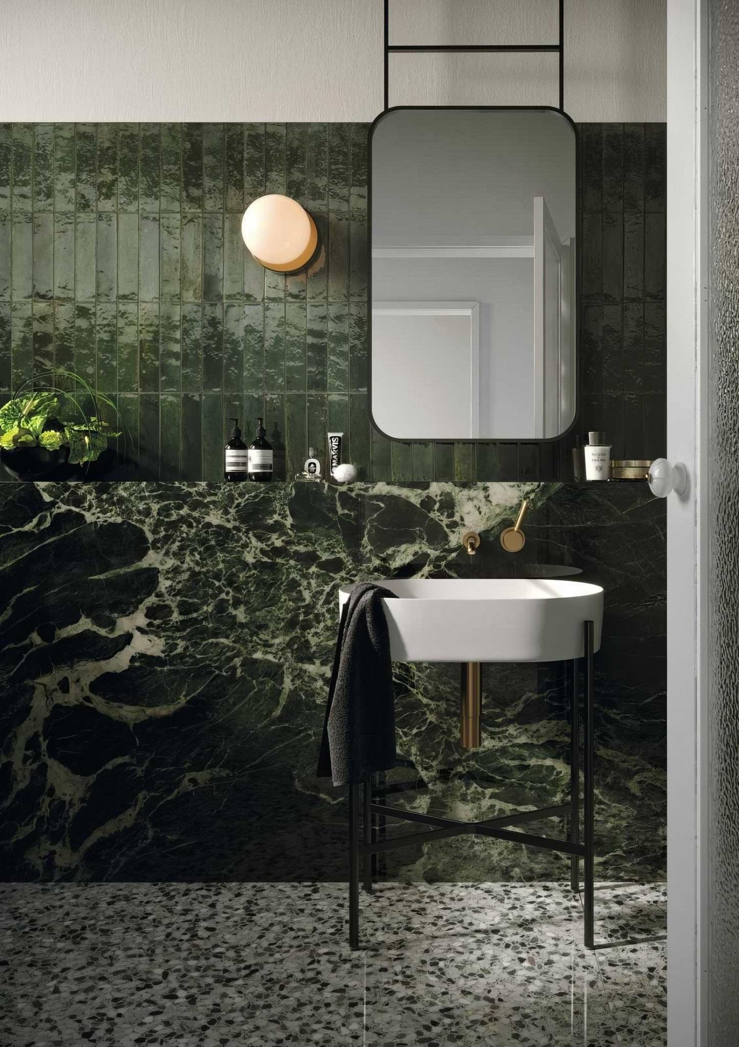 Luminous Lume Green from Hyperion Tiles