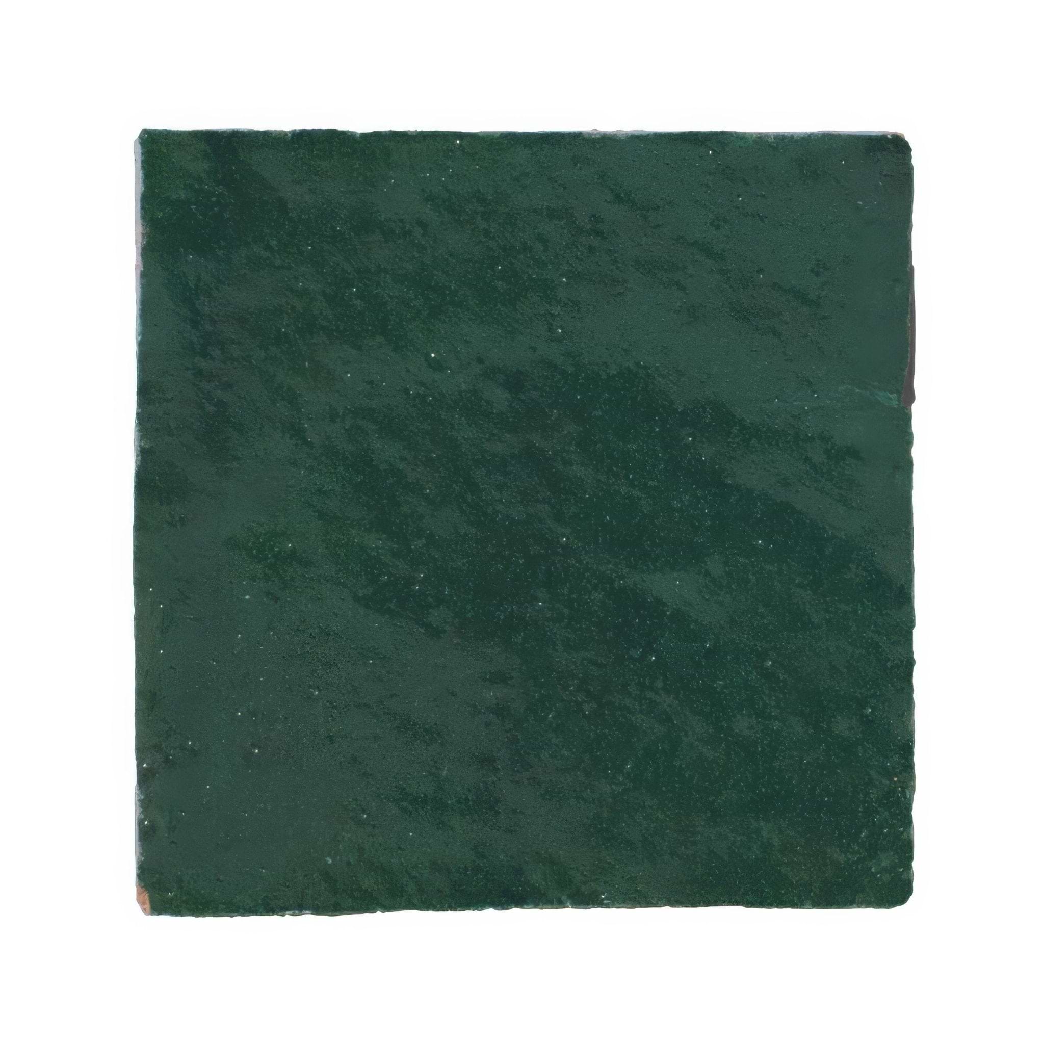 Medina Moss Green Zellige Square Kitchen Tiles