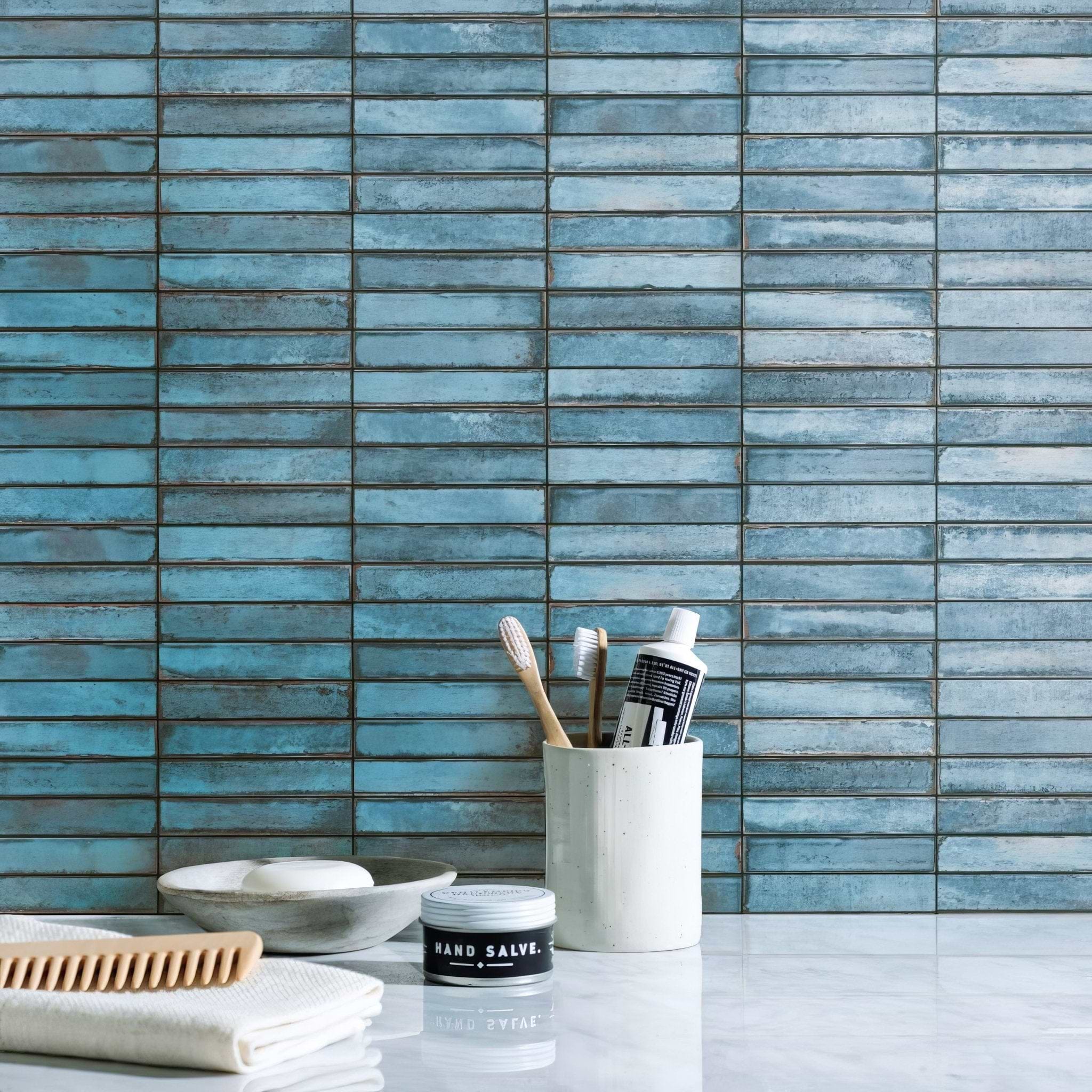 Montblanc Blue Stack 60 x 20cm From Hyperion Tiles