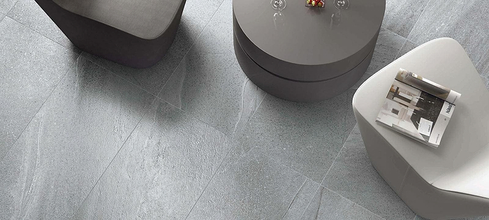 Lakestone Grey Matt from Hyperion Tiles