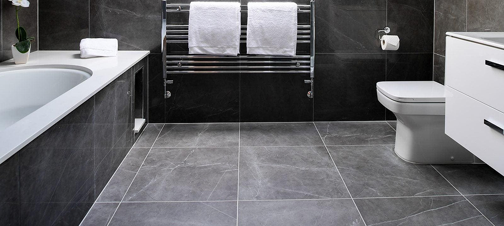 Marvel Grey Stone from Hyperion Tiles