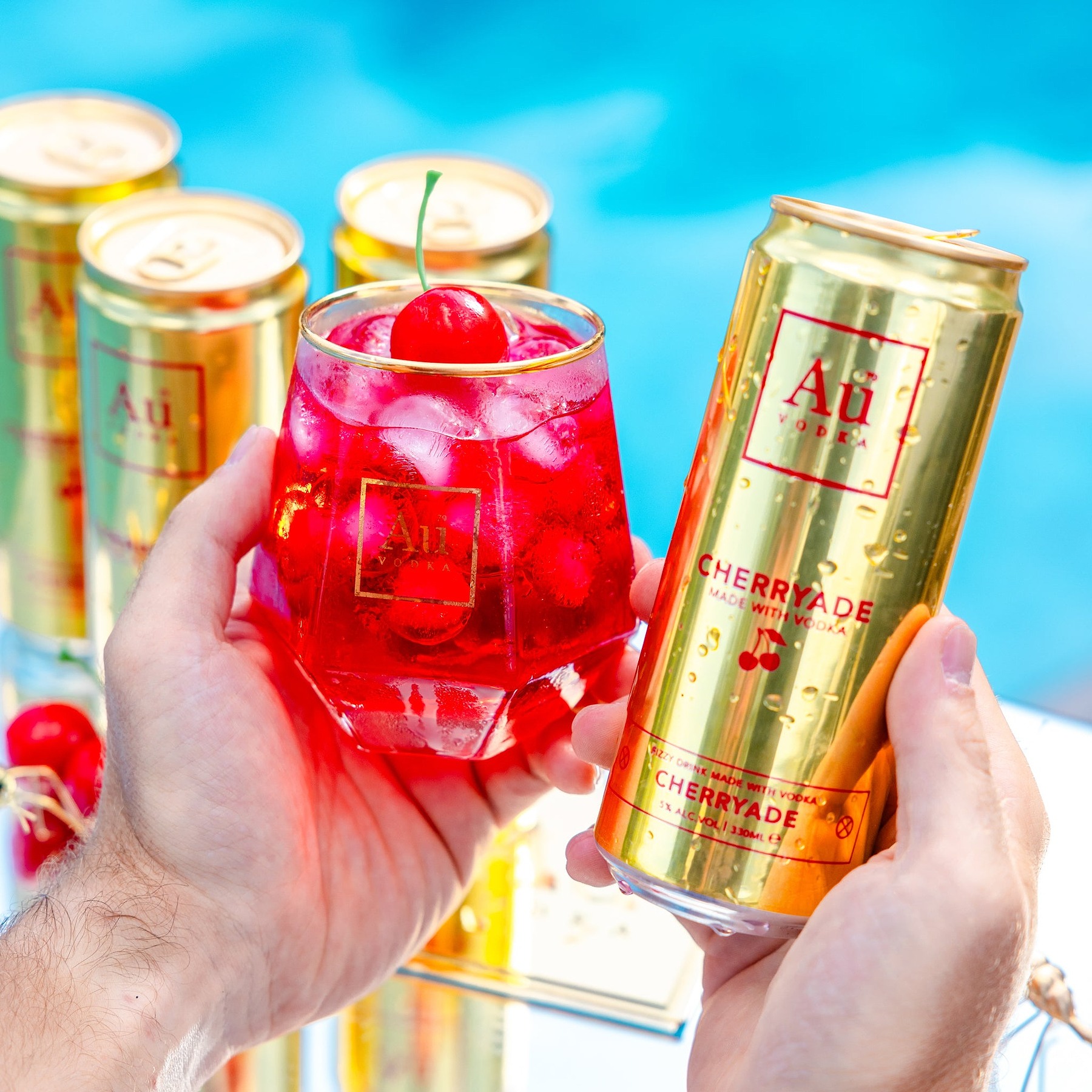 Cherryade Pre-Mixed Vodka Cans - Au Vodka