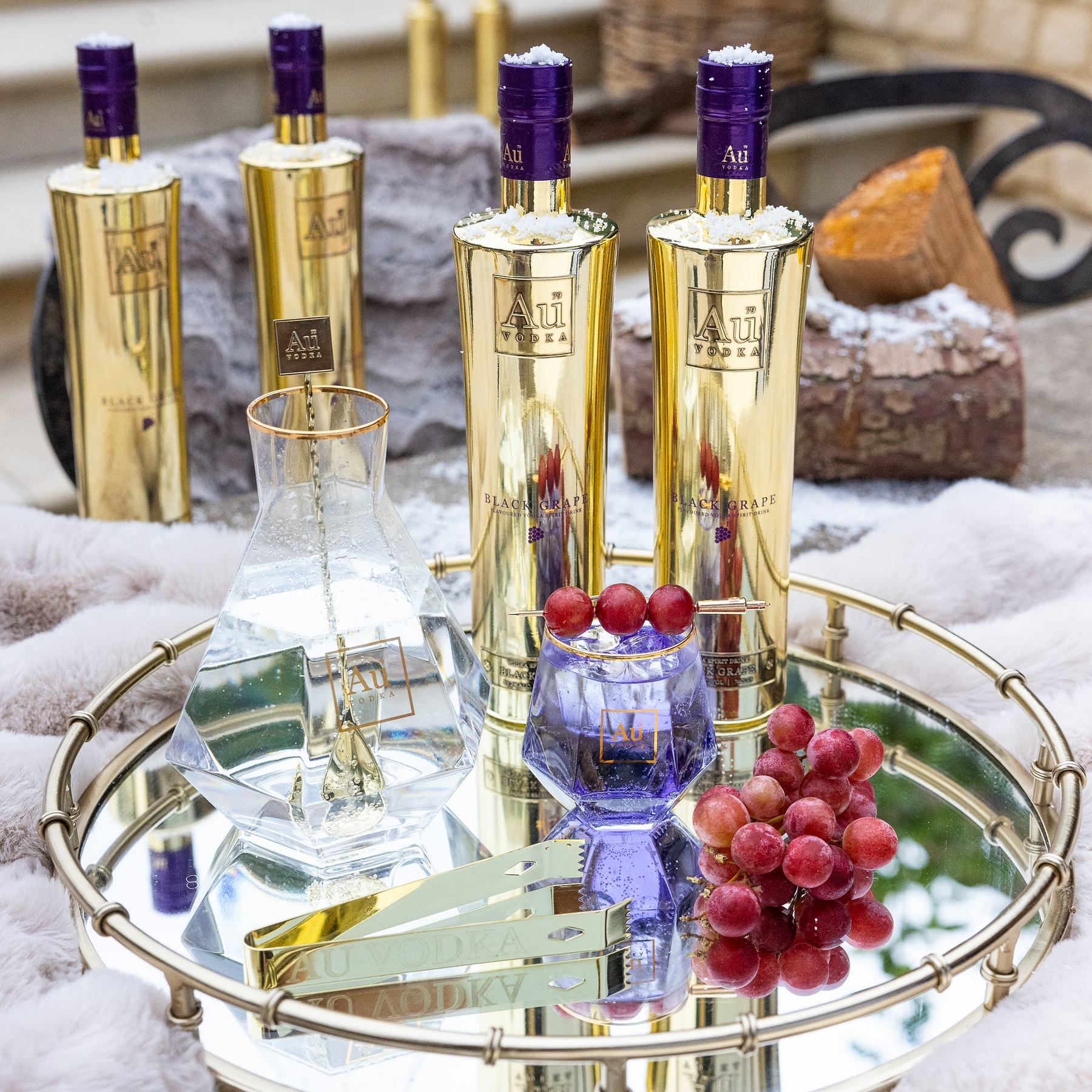 Black Grape Vodka 70cl - Au Vodka