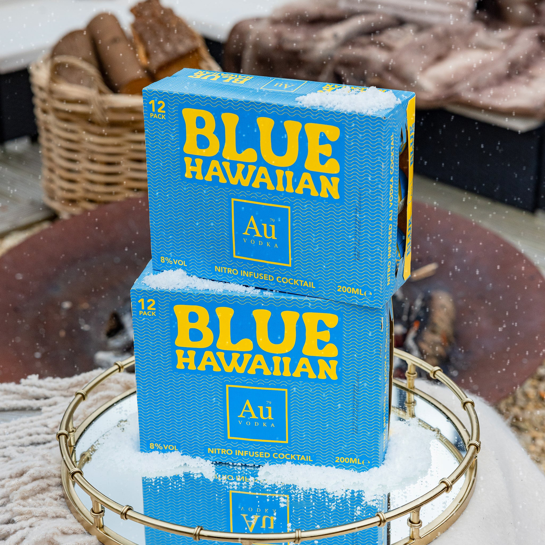 Blue Hawaiian Vodka Cocktail Can - Au Vodka