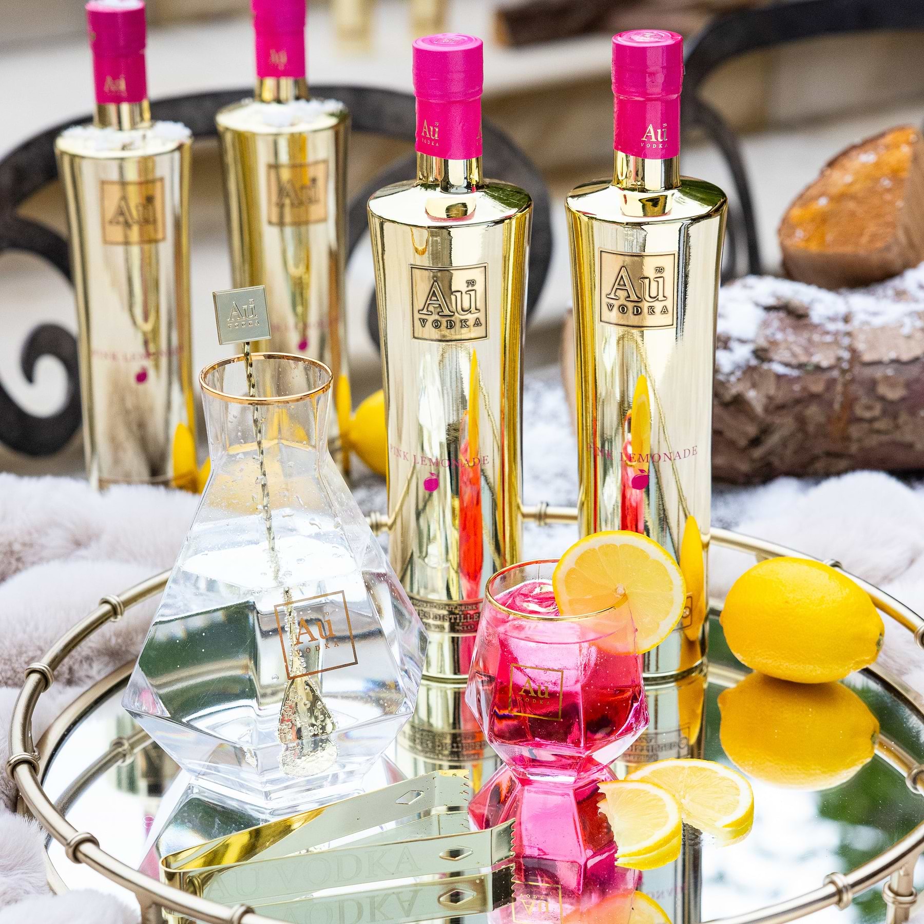 Pink Lemonade Vodka 70cl - Au Vodka