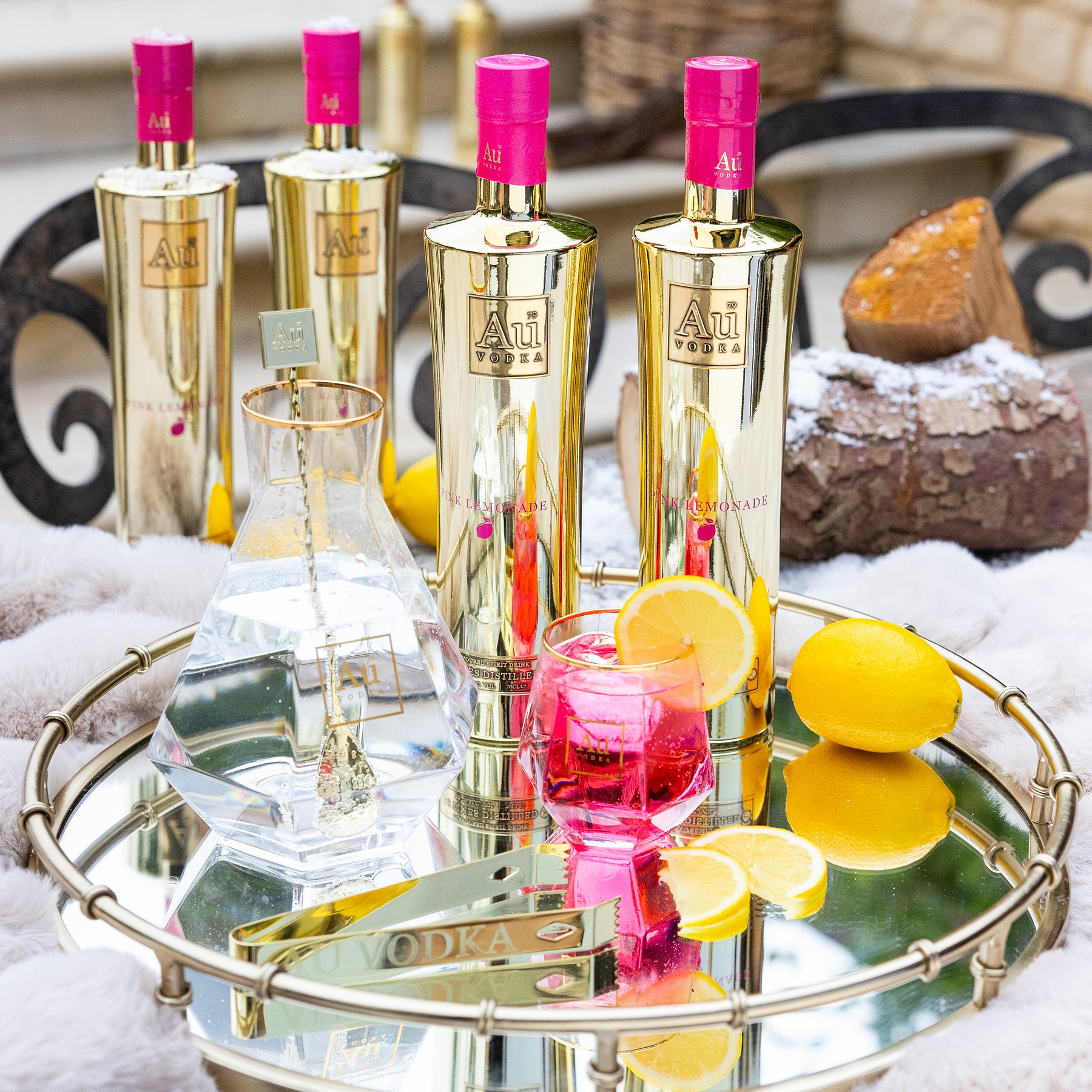 Pink Lemonade Vodka 70cl - Au Vodka
