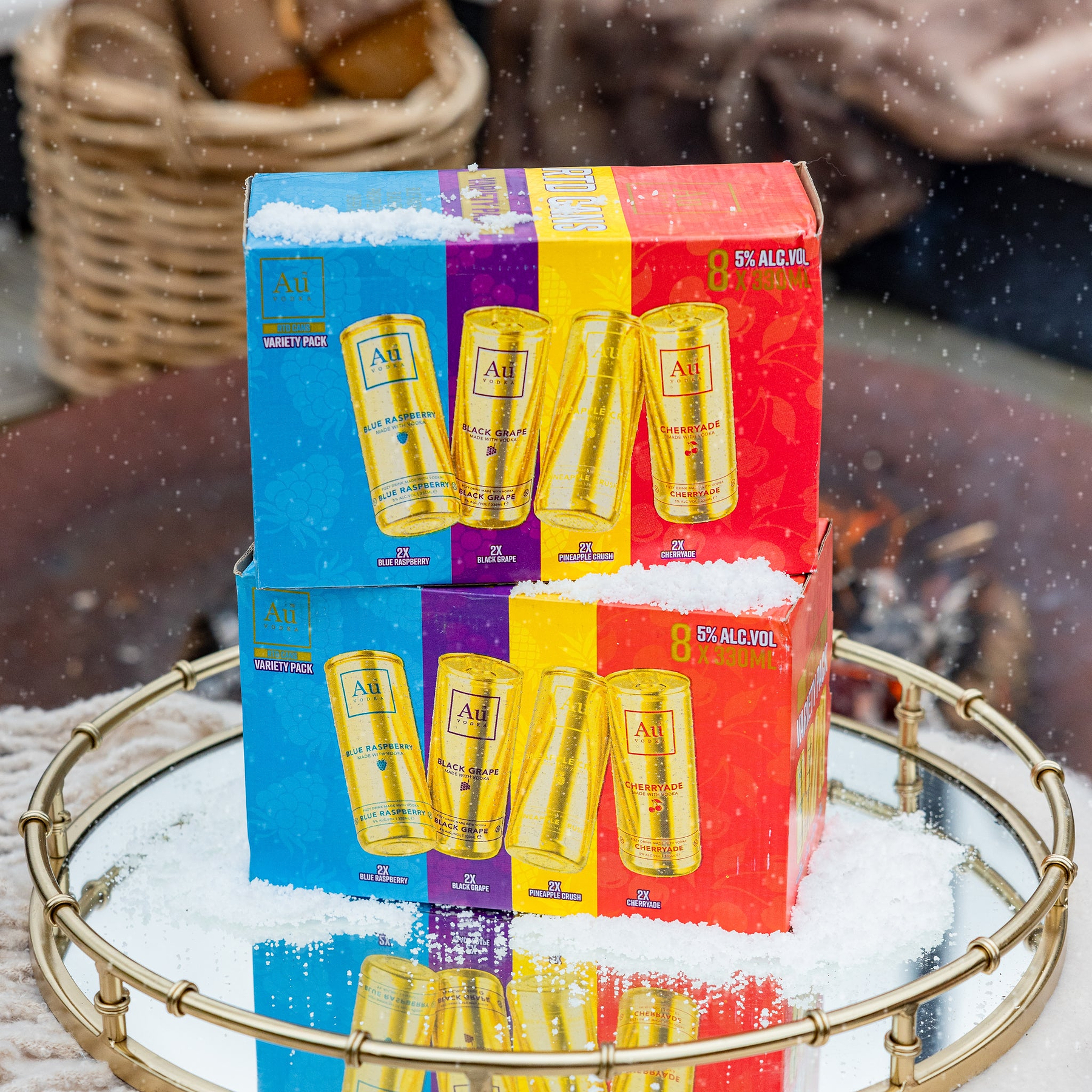 Pre-Mixed Vodka Cans Multi-Pack - Au Vodka