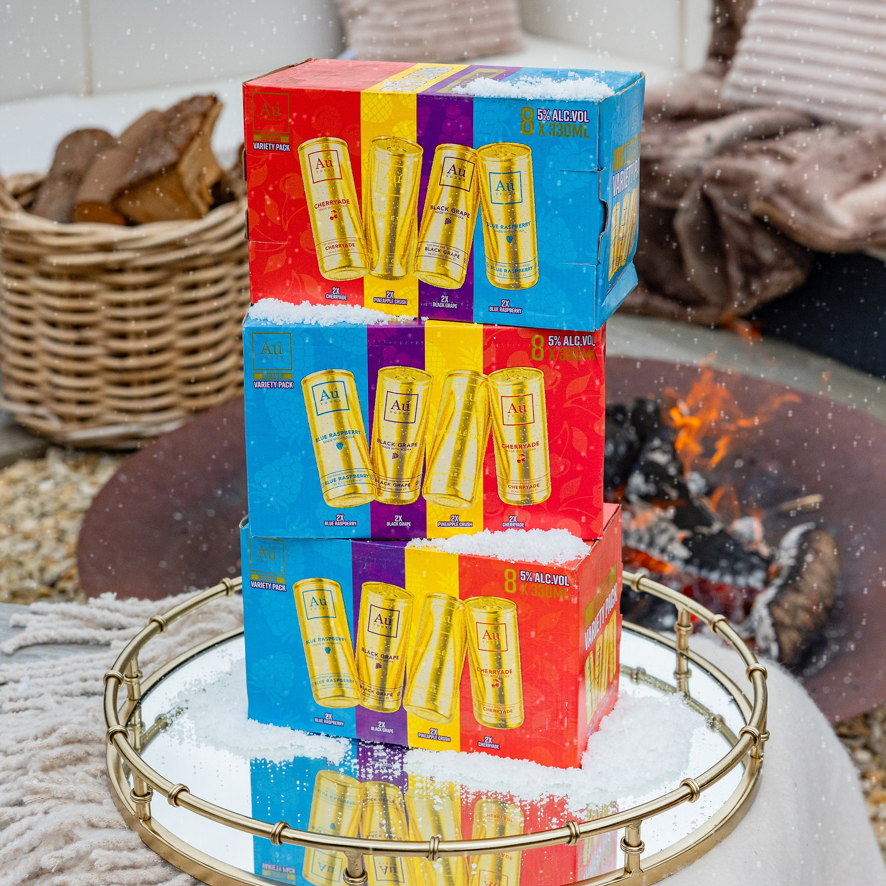 Pre-Mixed Vodka Cans Multi-Pack - Au Vodka