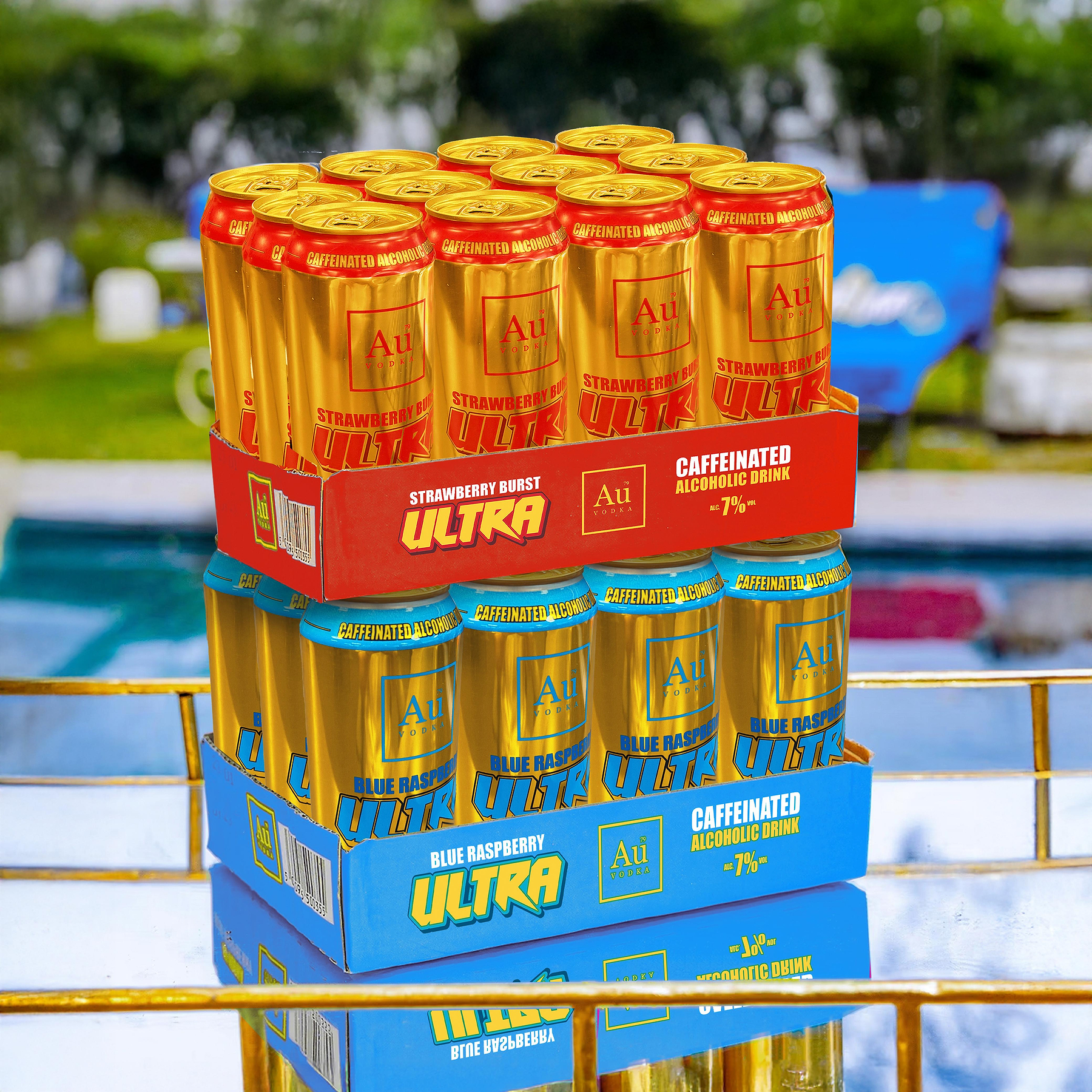 Ultra Cans Mixed 24 Pack - Au Vodka