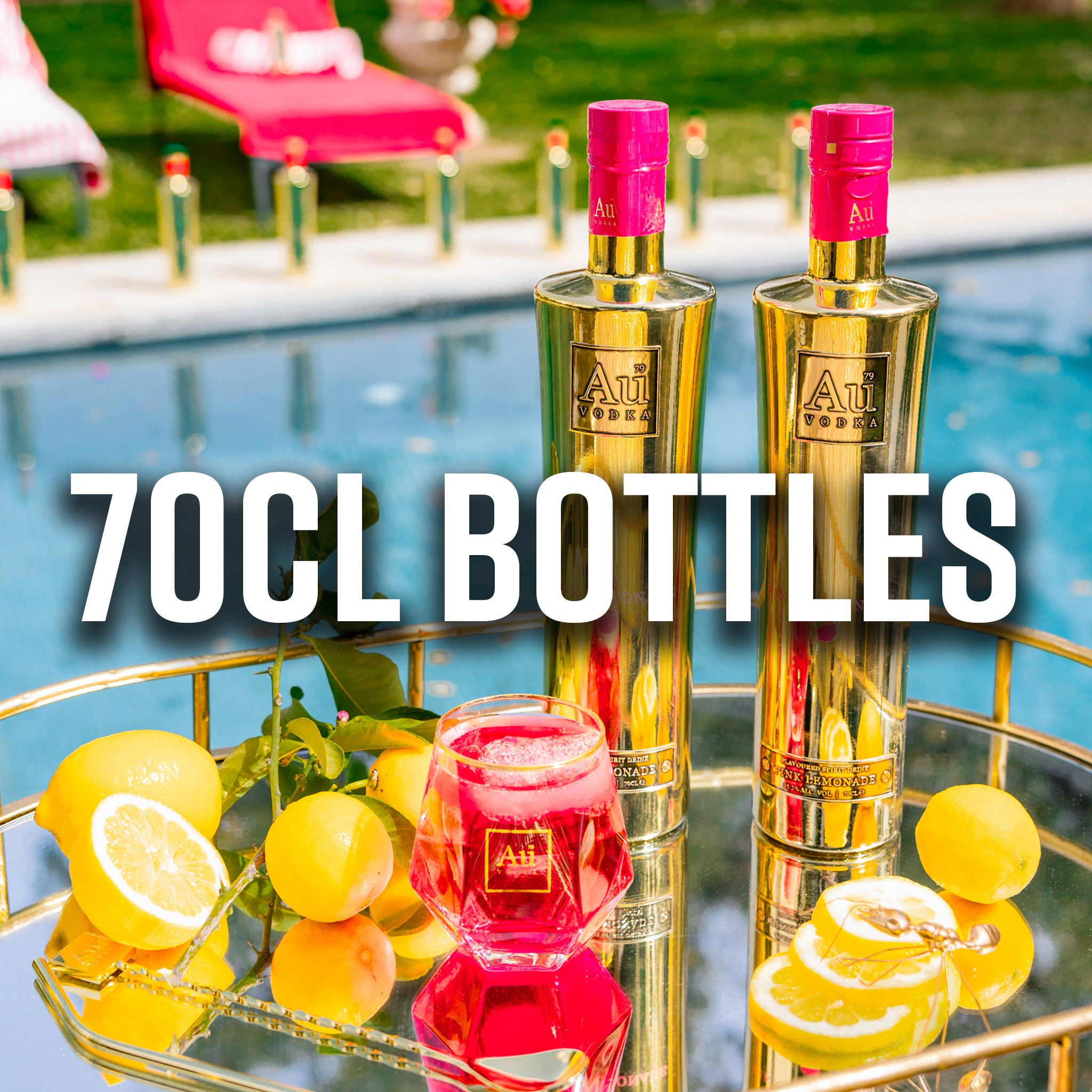 70cl Vodka Bottles - Au Vodka