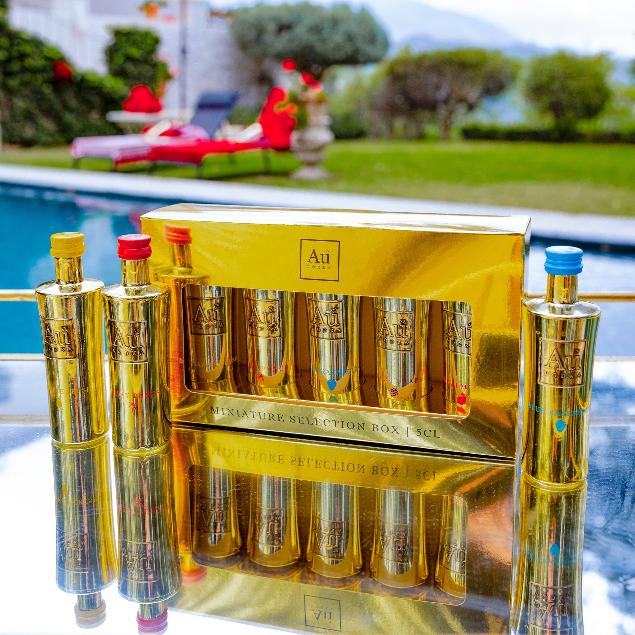 NEW Au Gold Miniature Selection Pack – Au Vodka