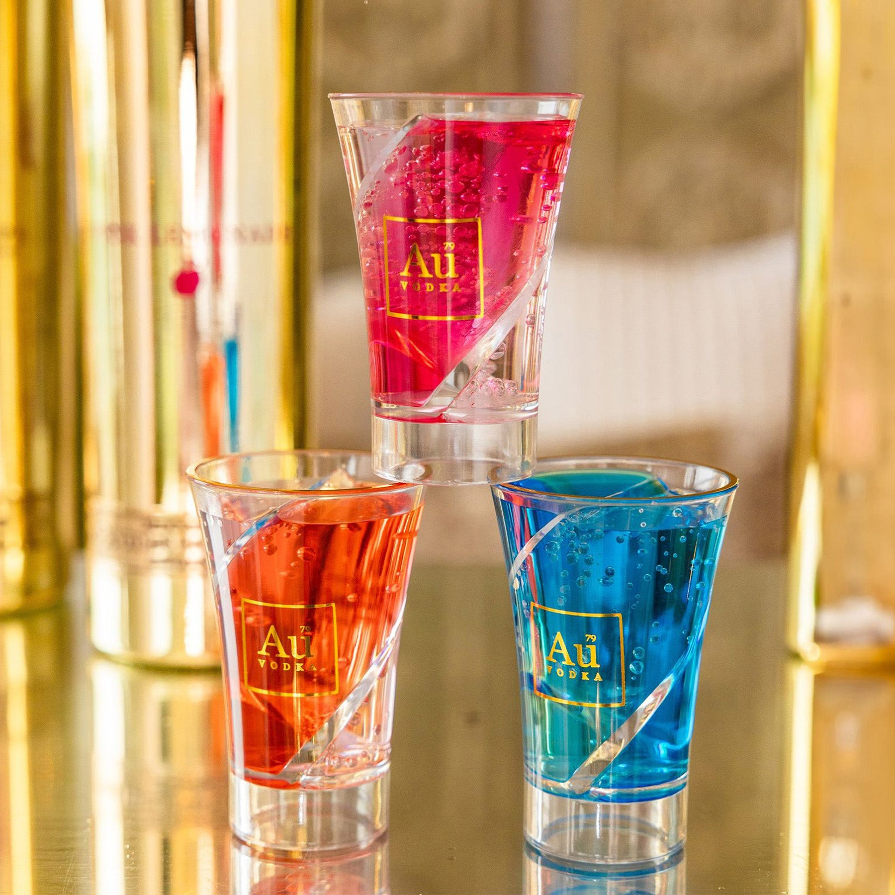 Spiral Shot Glass - Au Vodka
