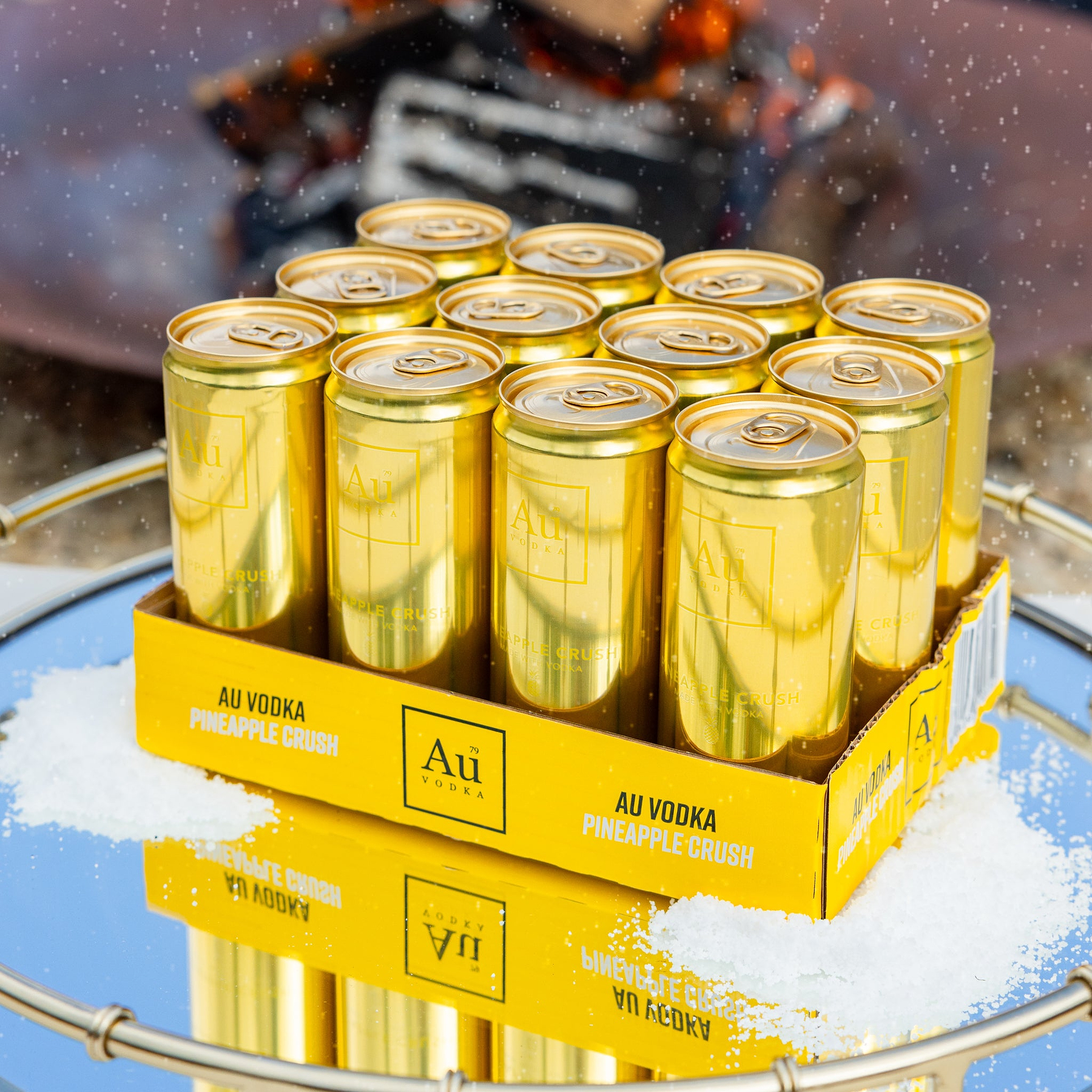 Pineapple Crush Pre-Mixed Vodka Cans - Au Vodka