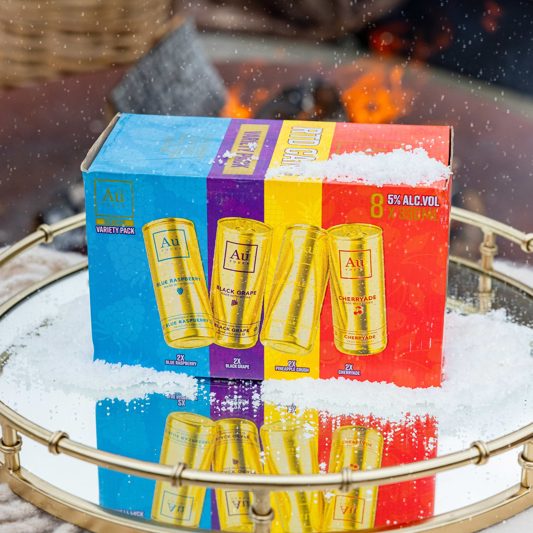 Pre-Mixed Vodka Cans Multi-Pack - Au Vodka