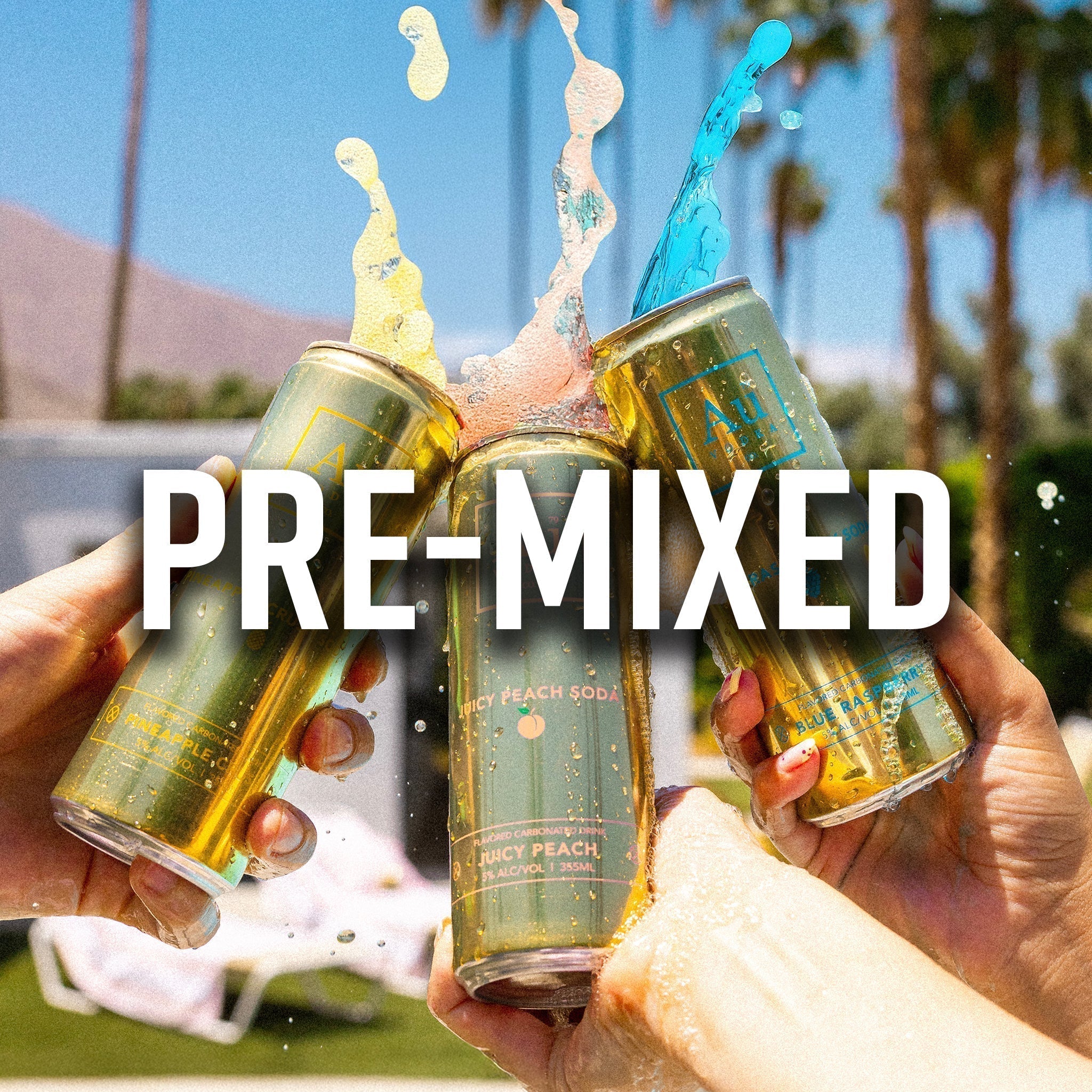 Pre-Mixed Vodka Cans - Au Vodka USA – Au Vodka USA