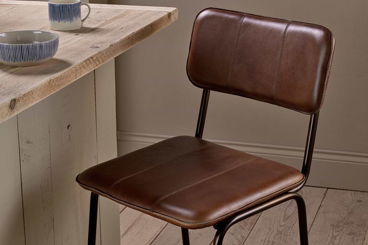 Ukari Counter Chair - Chocolate Brown – nkuku