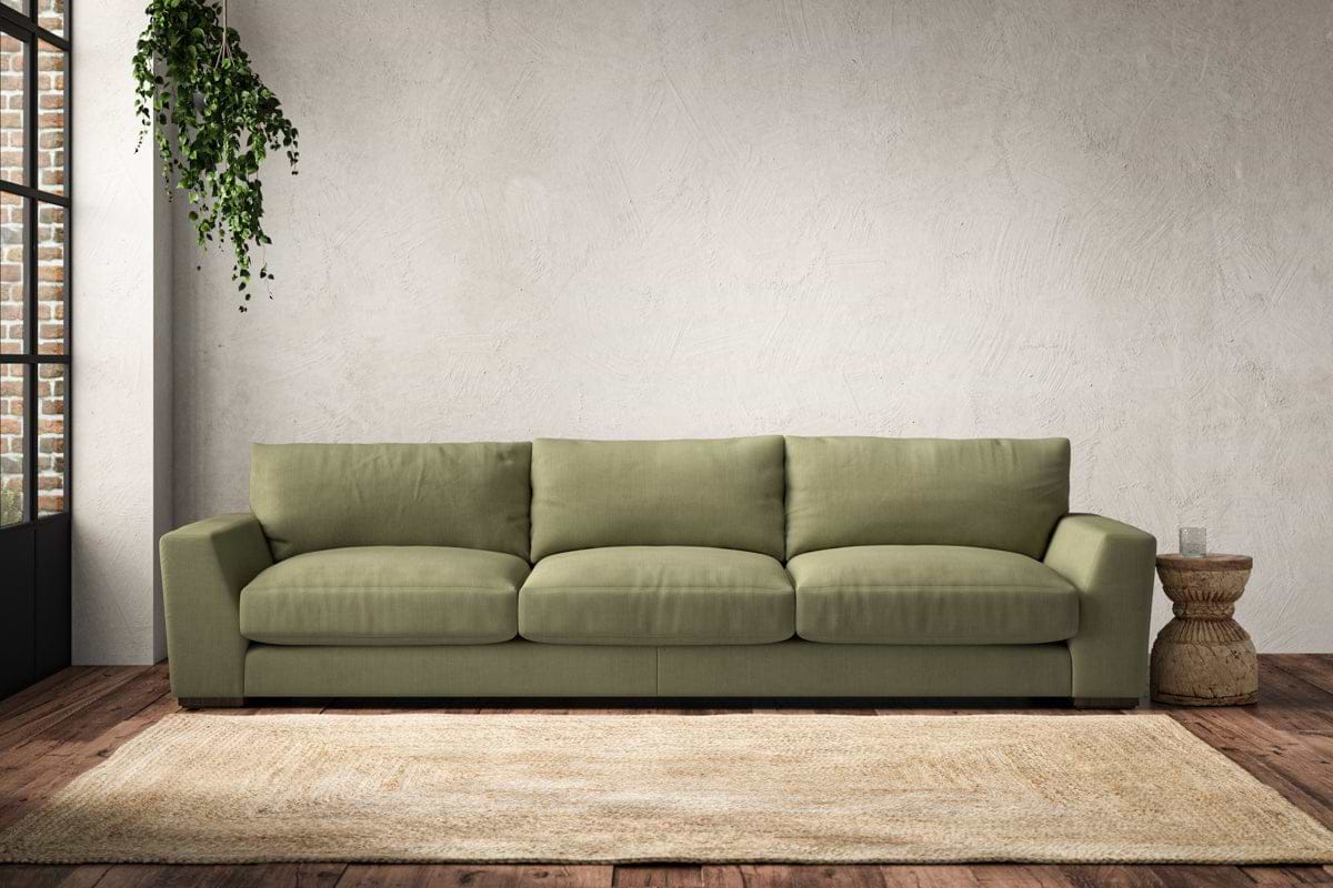 Guddu Super Grand Sofa - Brera Linen Sage – nkuku