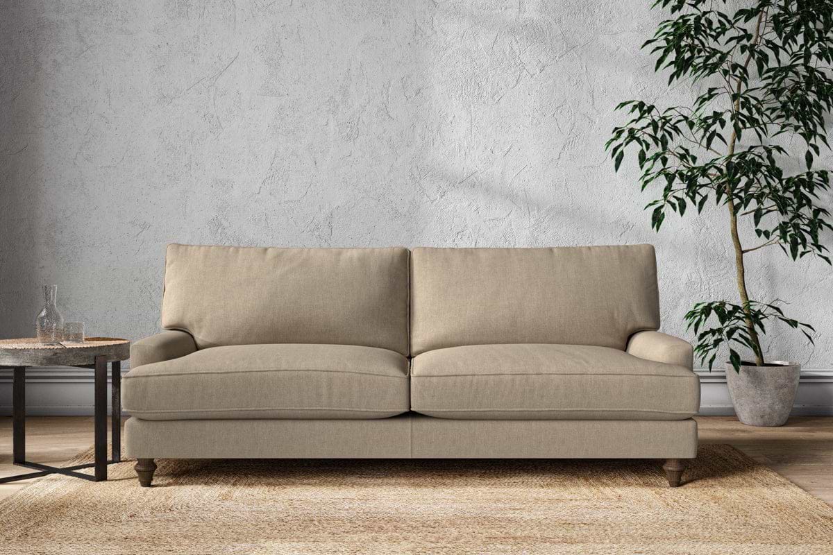 Marri Grand Sofa - Brera Linen Pebble – nkuku