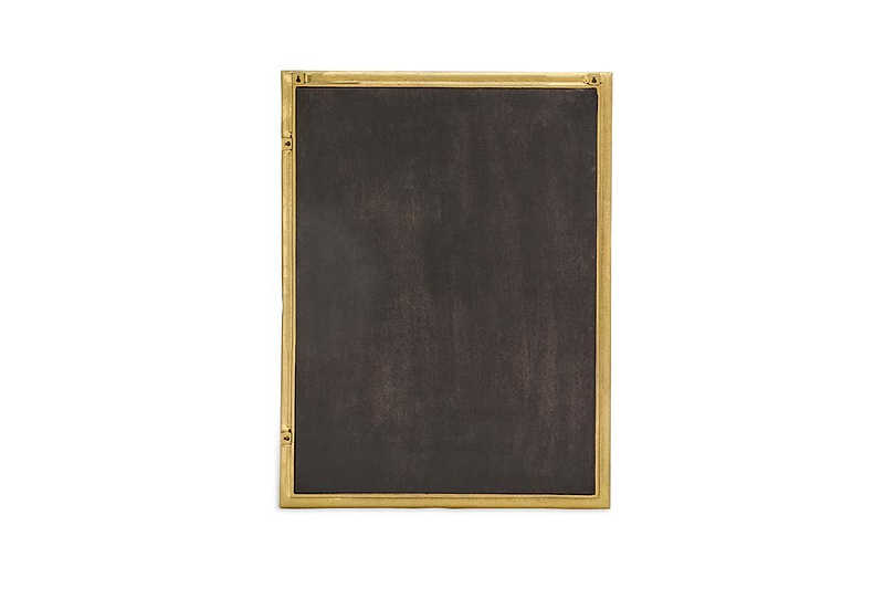 Yadur Rectangular Mirror - Antique Brass - Large – nkuku