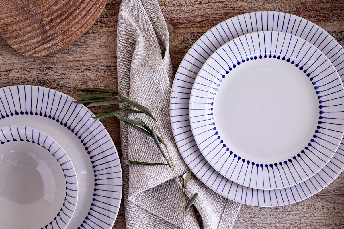 Iba Side Plate - Indigo
