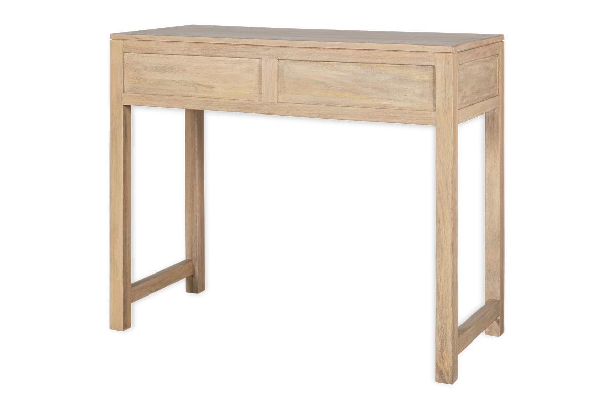 Kanz Mango Wood Writing Desk - Natural – nkuku