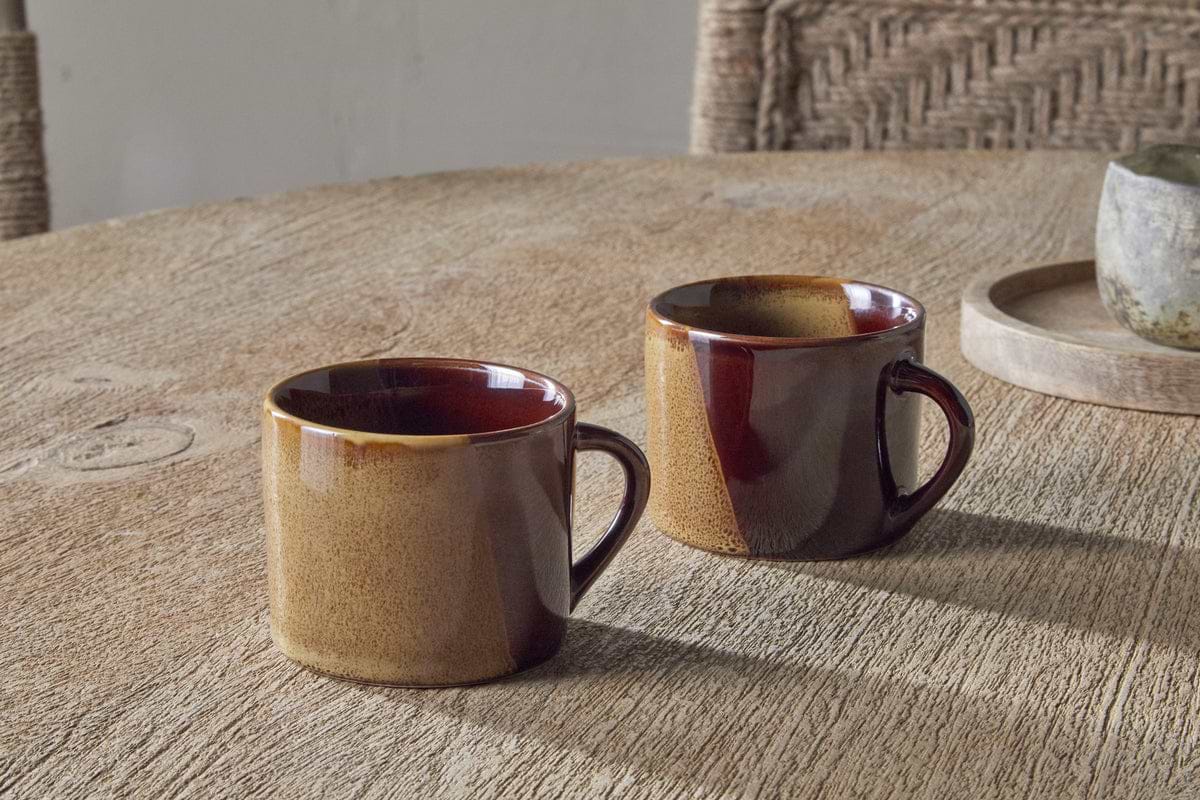 Naav Mugs - Mustard - Small (Set of 2)-nkuku
