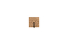 Veduru Mango Wood Carved Square Hook - Natural – nkuku
