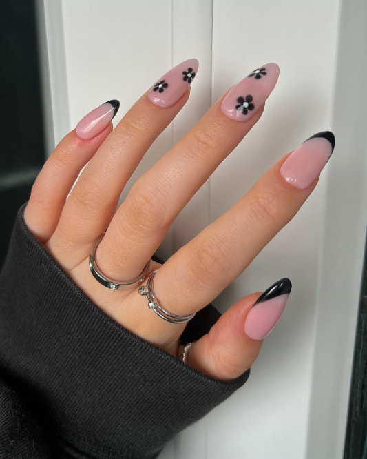 Easy flower nail art store