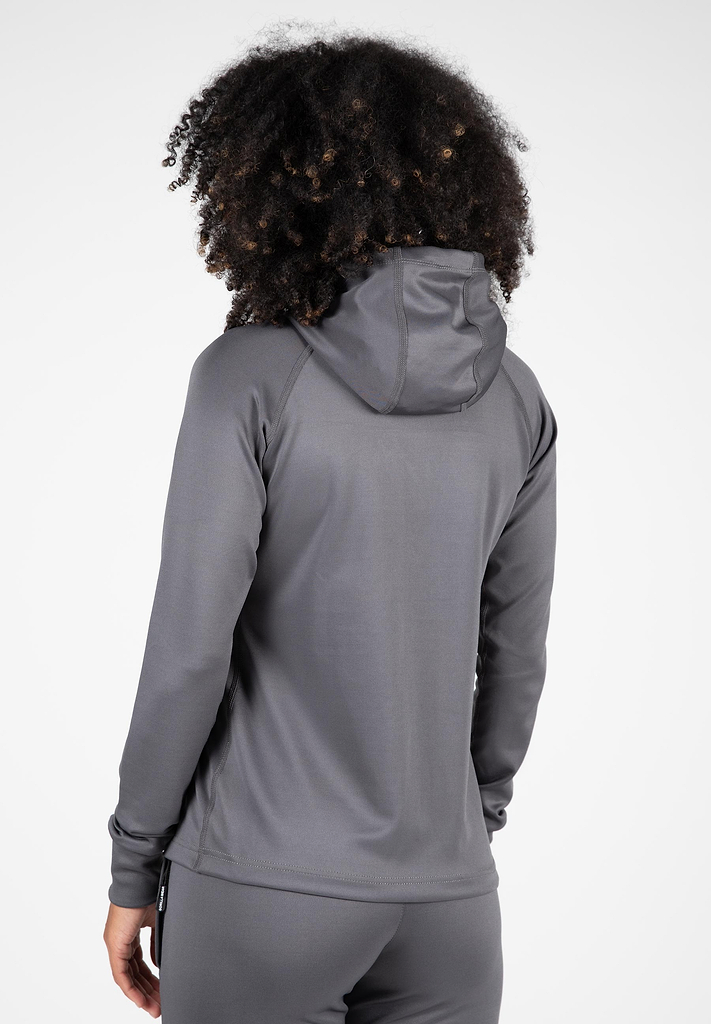 Halsey Track Jacket - Gray | GorillaWearUsa